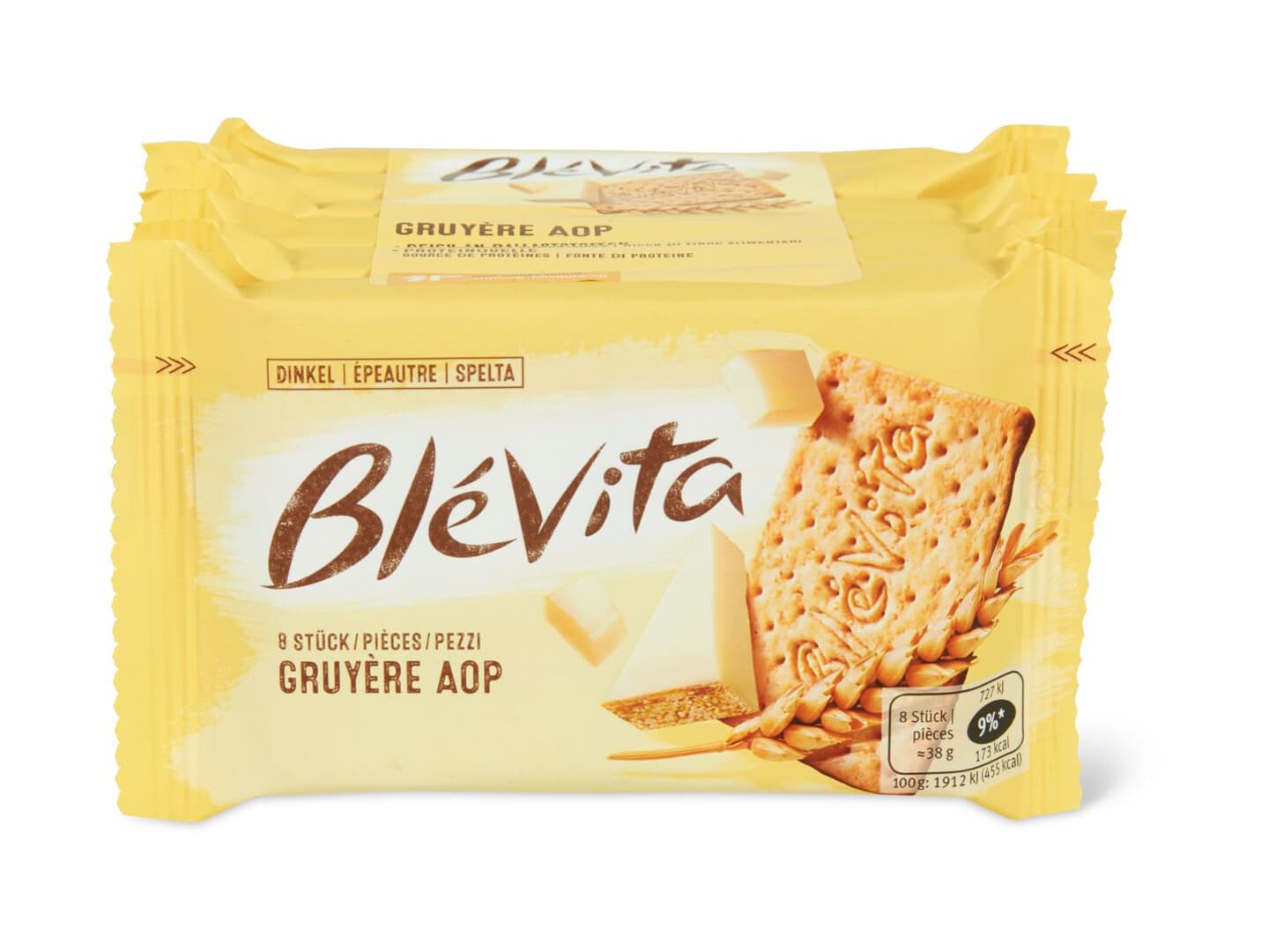 Achat Blévita · Biscuit a l'épeautre · Gruyère AOC • Migros