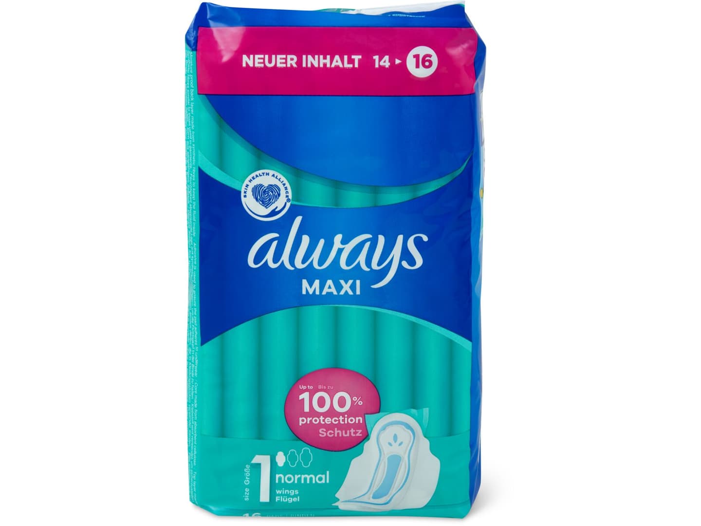 Achat Always Maxi · Serviettes hygiéniques · taille 1, avec ailettes ...