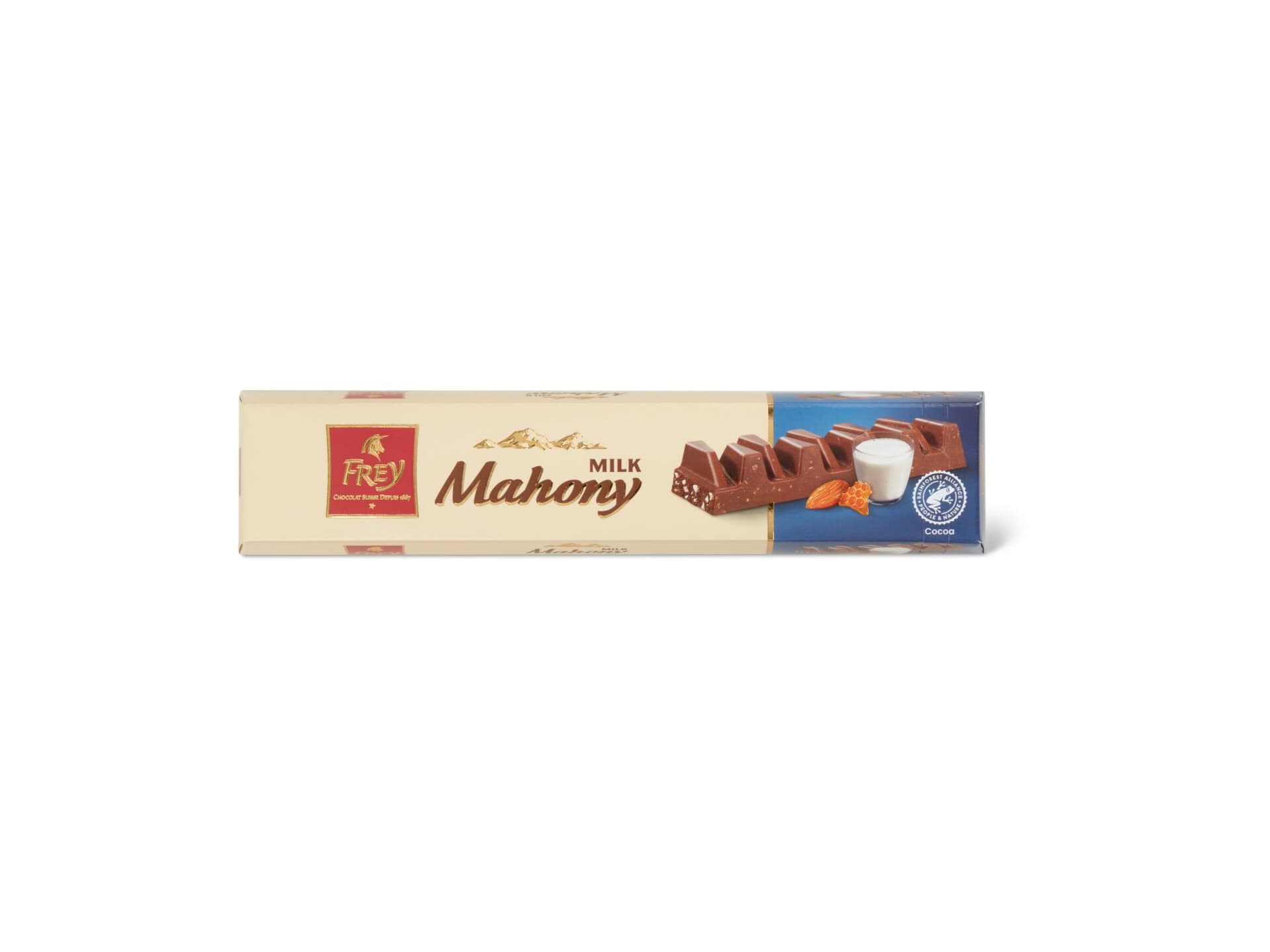 Kaufen Frey Mahony · Tafelschokolade · Milchschokolade, Mandel-Honig ...