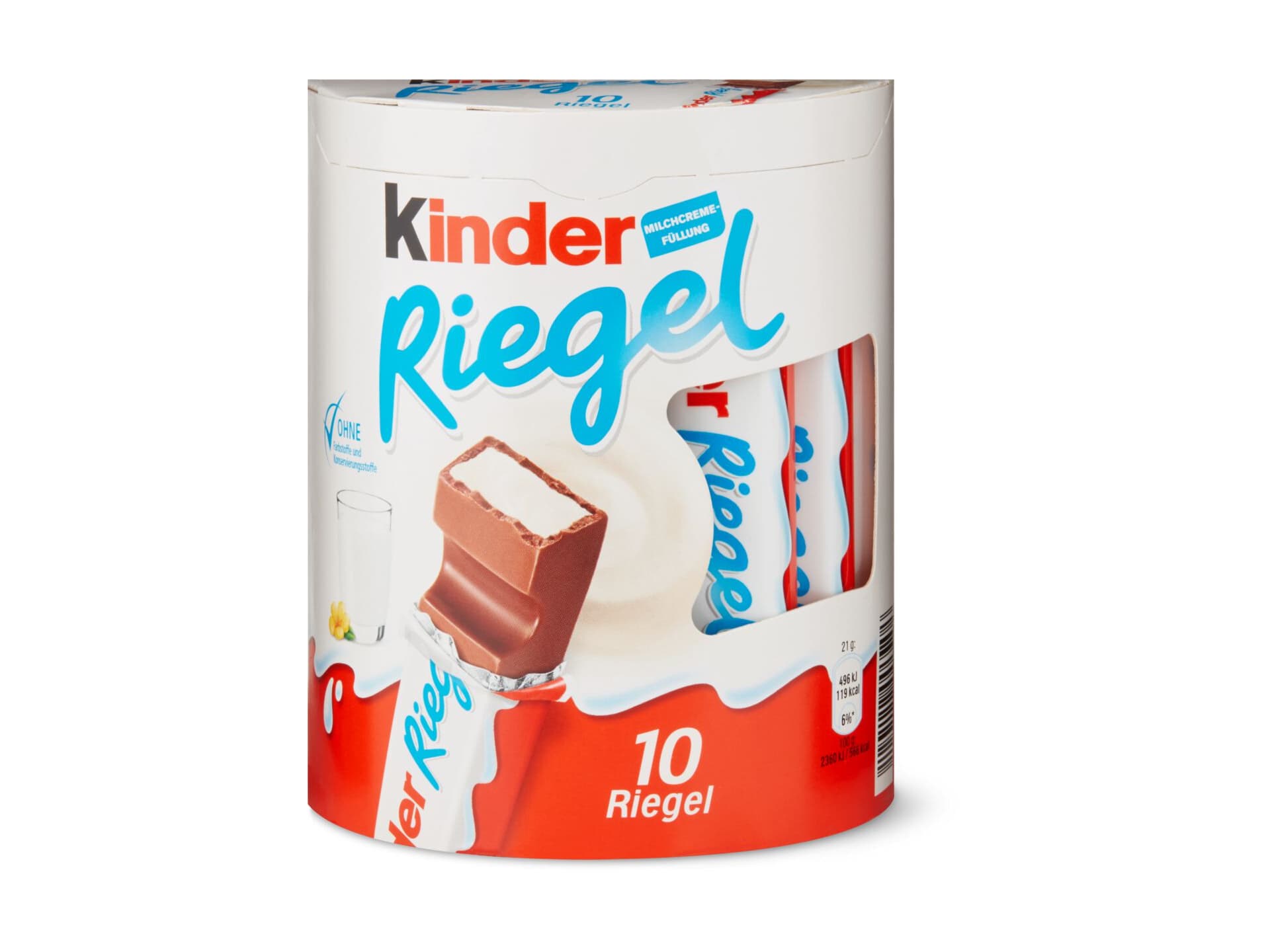 Kinder Riegel · Schokoladen-Riegel · Milchschokolade mit Milchfüllung ...