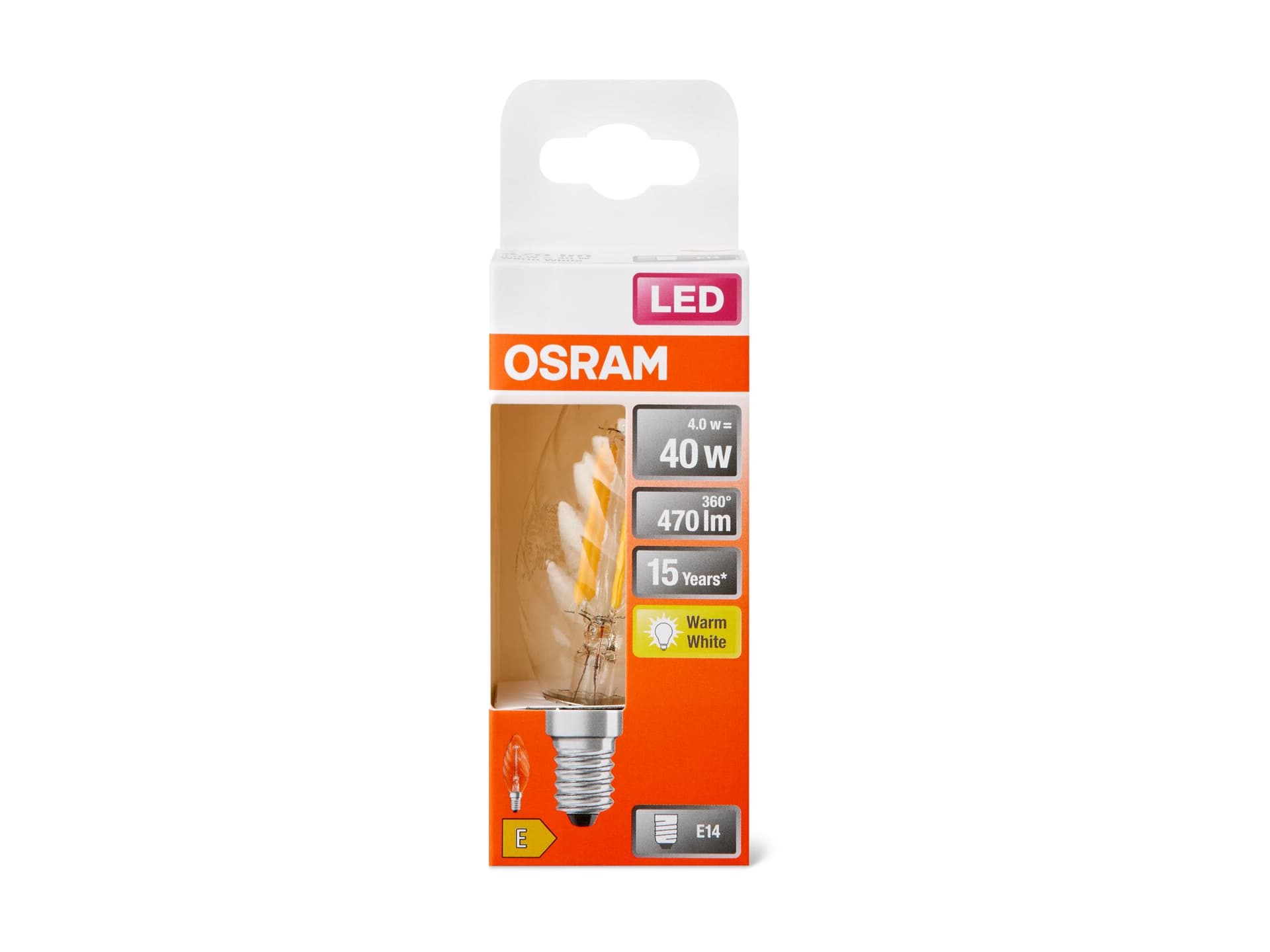 Achat Osram Led · Ampoule · LED Retrofit CLASSIC BW 40 2700K E14 • Migros