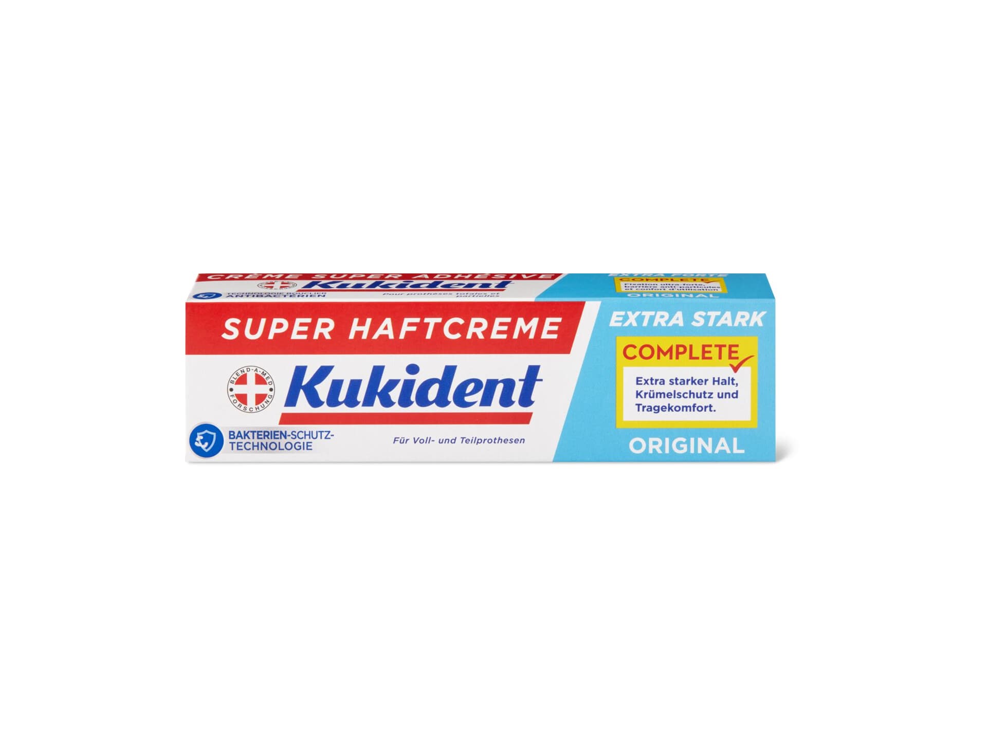 Achat Kukident Original · Crème super adhésive pour prothèses complètes ...