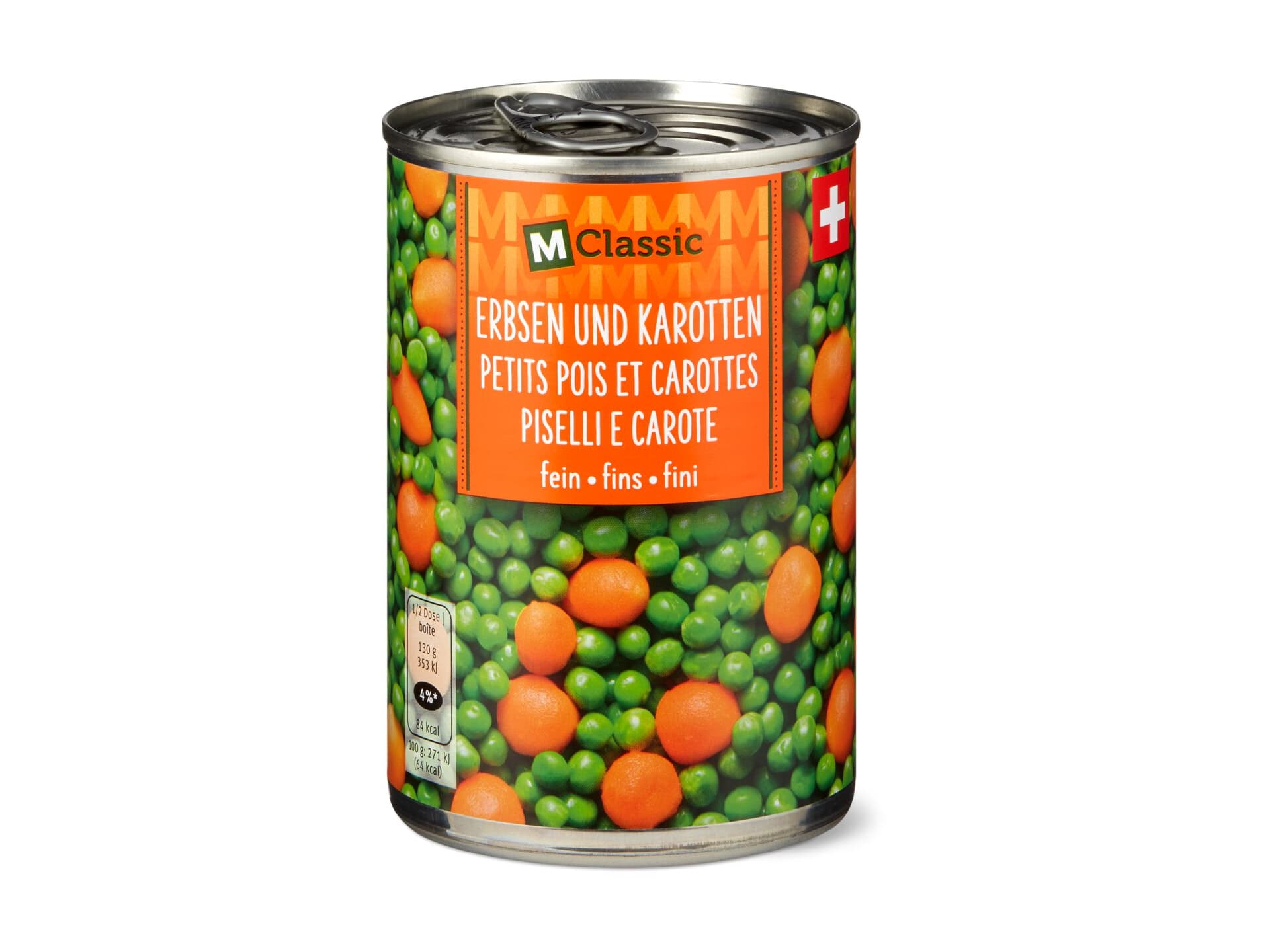 Kaufen M-Classic · Erbsen mit Karotten · fein • Migros