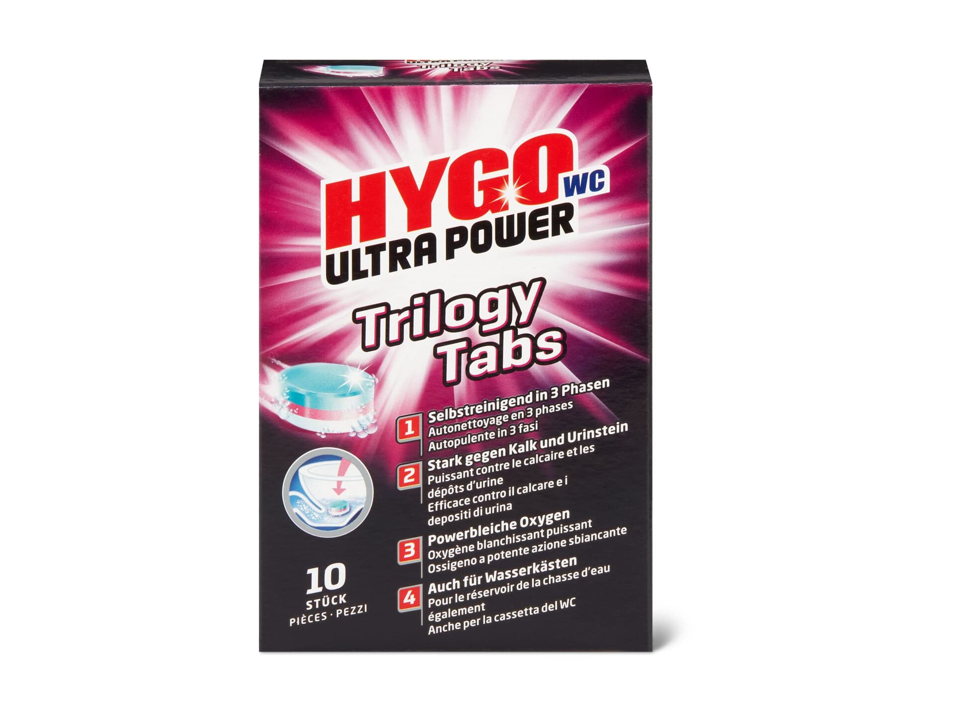 Hygo Ultra Power · WC-Tabletten · 10 x 25g • Migros