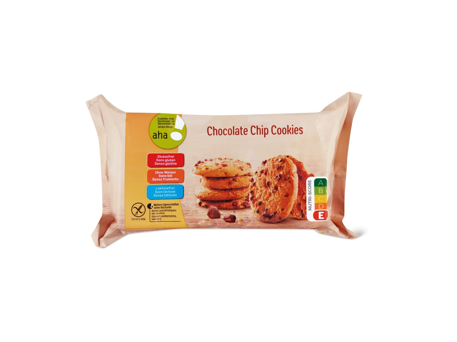 Buy aha! · Biscuits with chocolate chips · Cookie - Gluten free • Migros