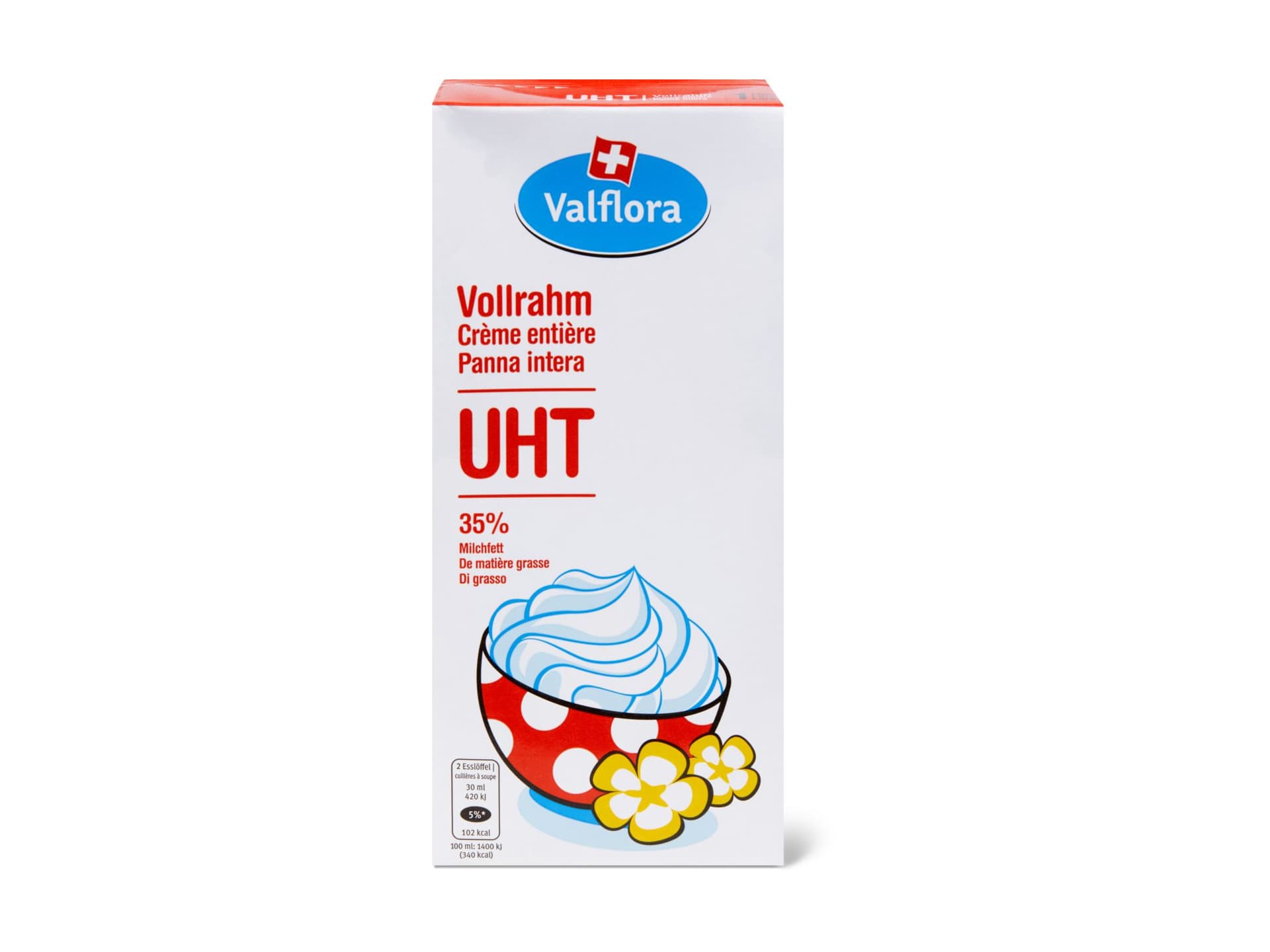 Acquista Valflora panna intera UHT IP-SUISSE • Migros