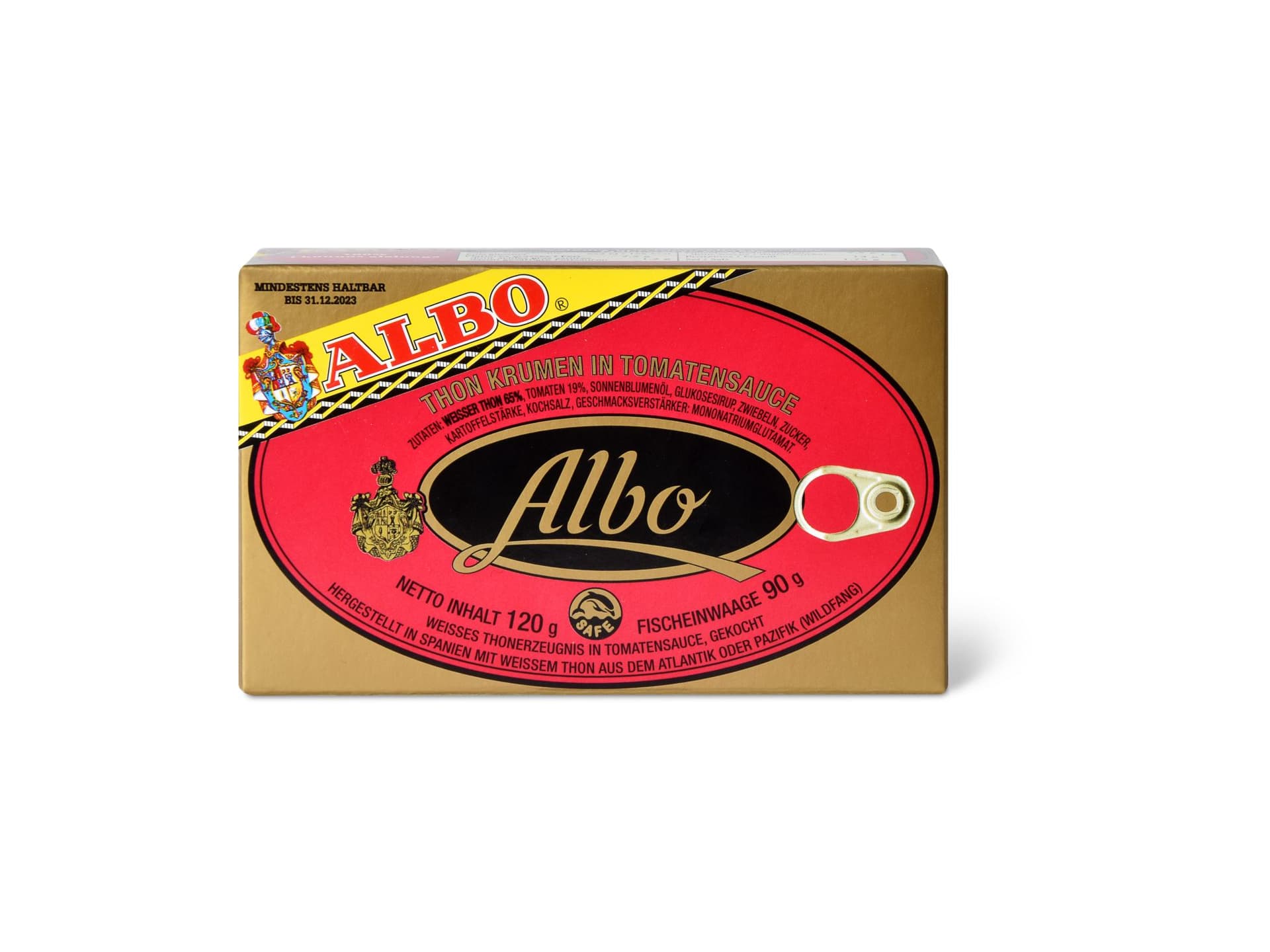 Buy Albo · Miettes de thon à la tomate · Produit d'Espagne • Migros