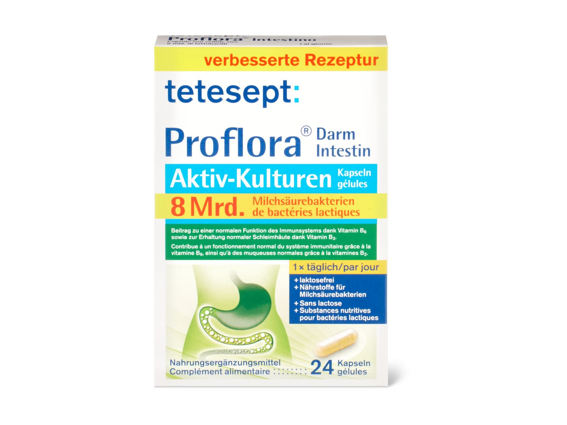 Kaufen tetesept Proflora Darm-Aktiv, 24 Kapseln • Migros