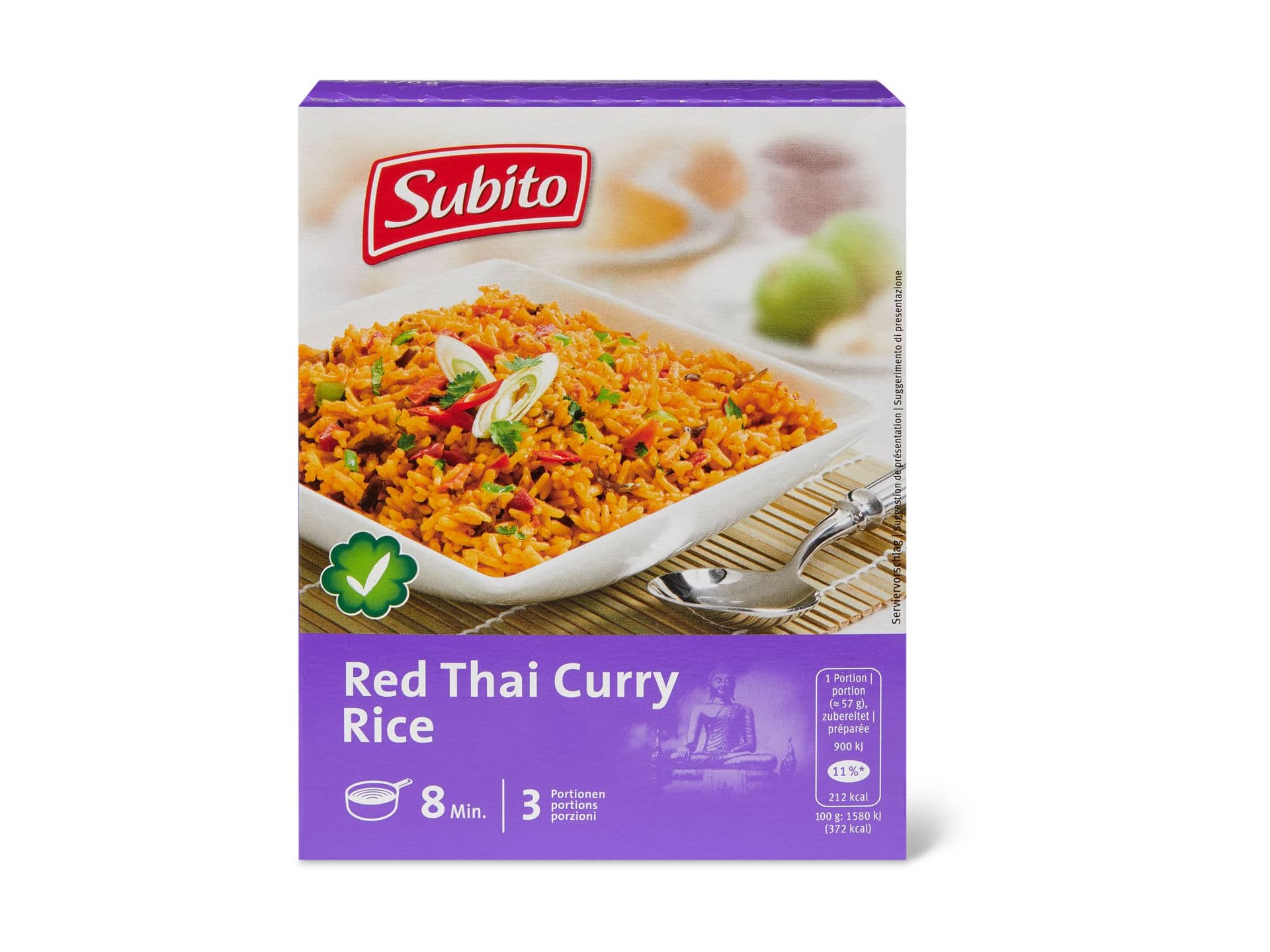 Subito · Riz Red Thai Curry · mit Kokosmilch • Migros