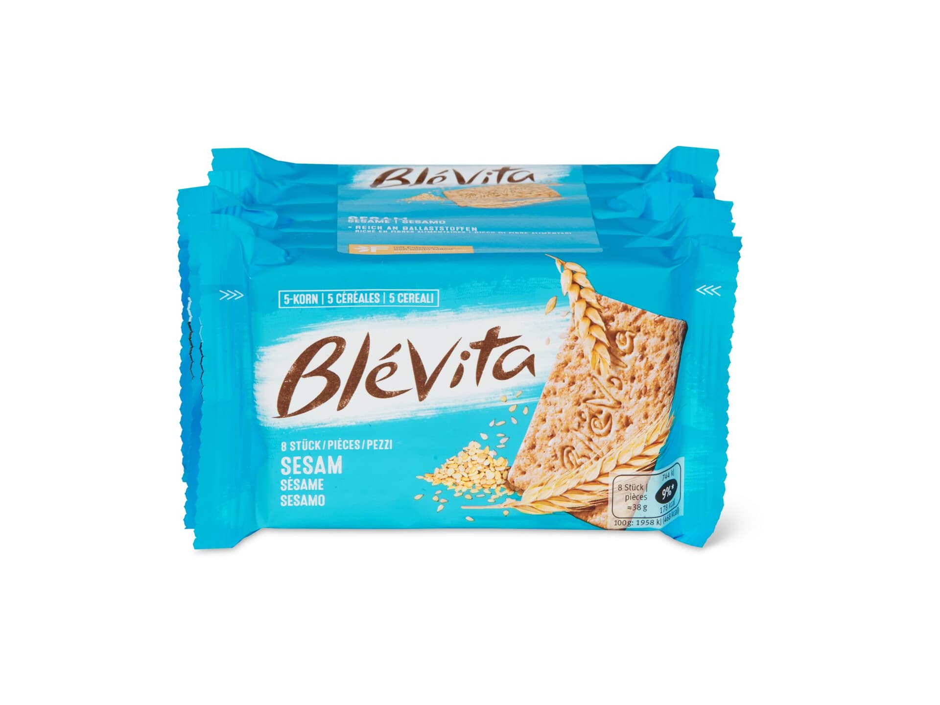 Blévita · Biscuits 5 céréales · Sésame • Migros