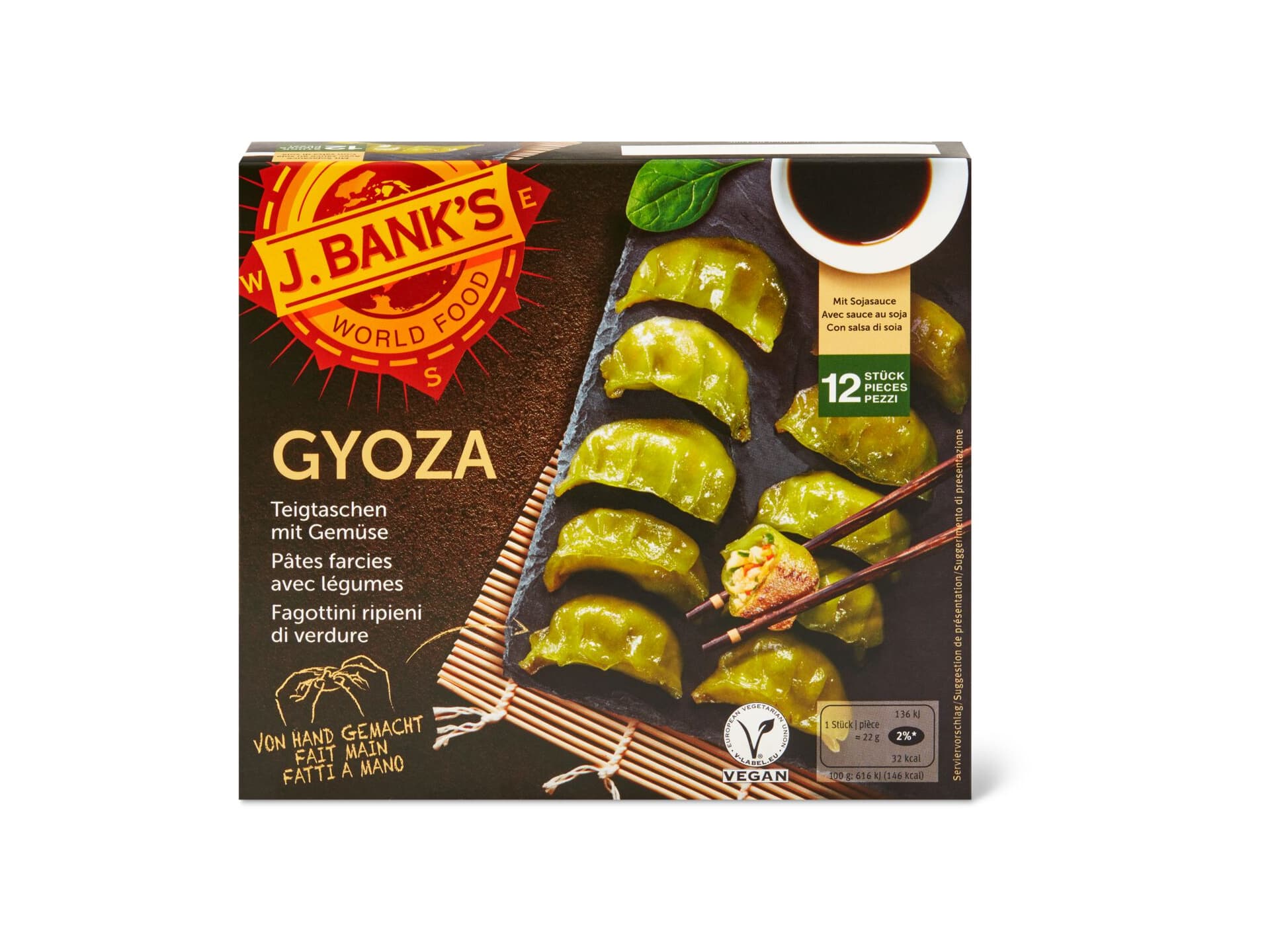 J.Bank's · Gyoza · mit Soja Sauce • Migros