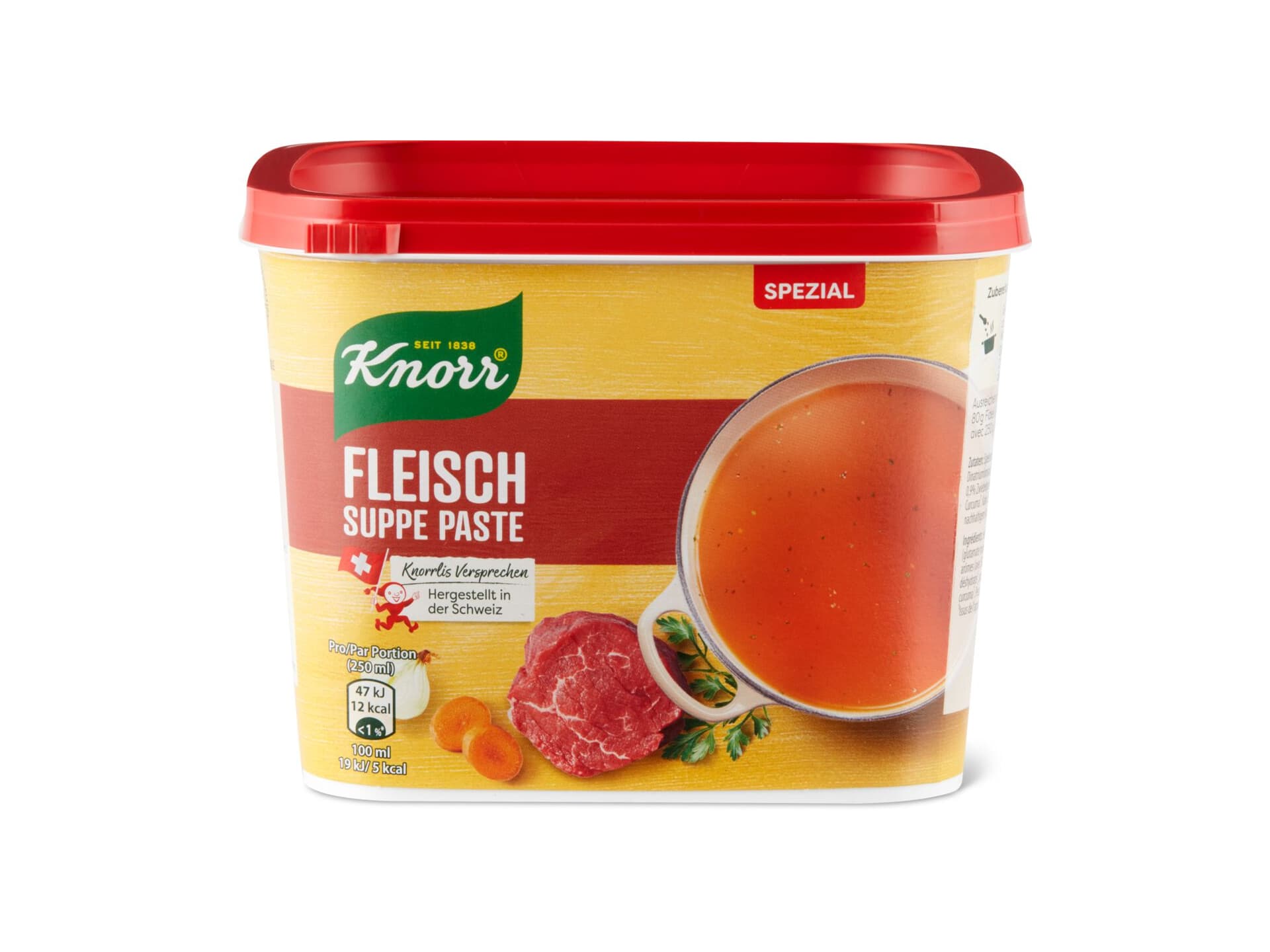 Kaufen Knorr · Fleischsuppe · Fleischsuppe spezial Paste • Migros