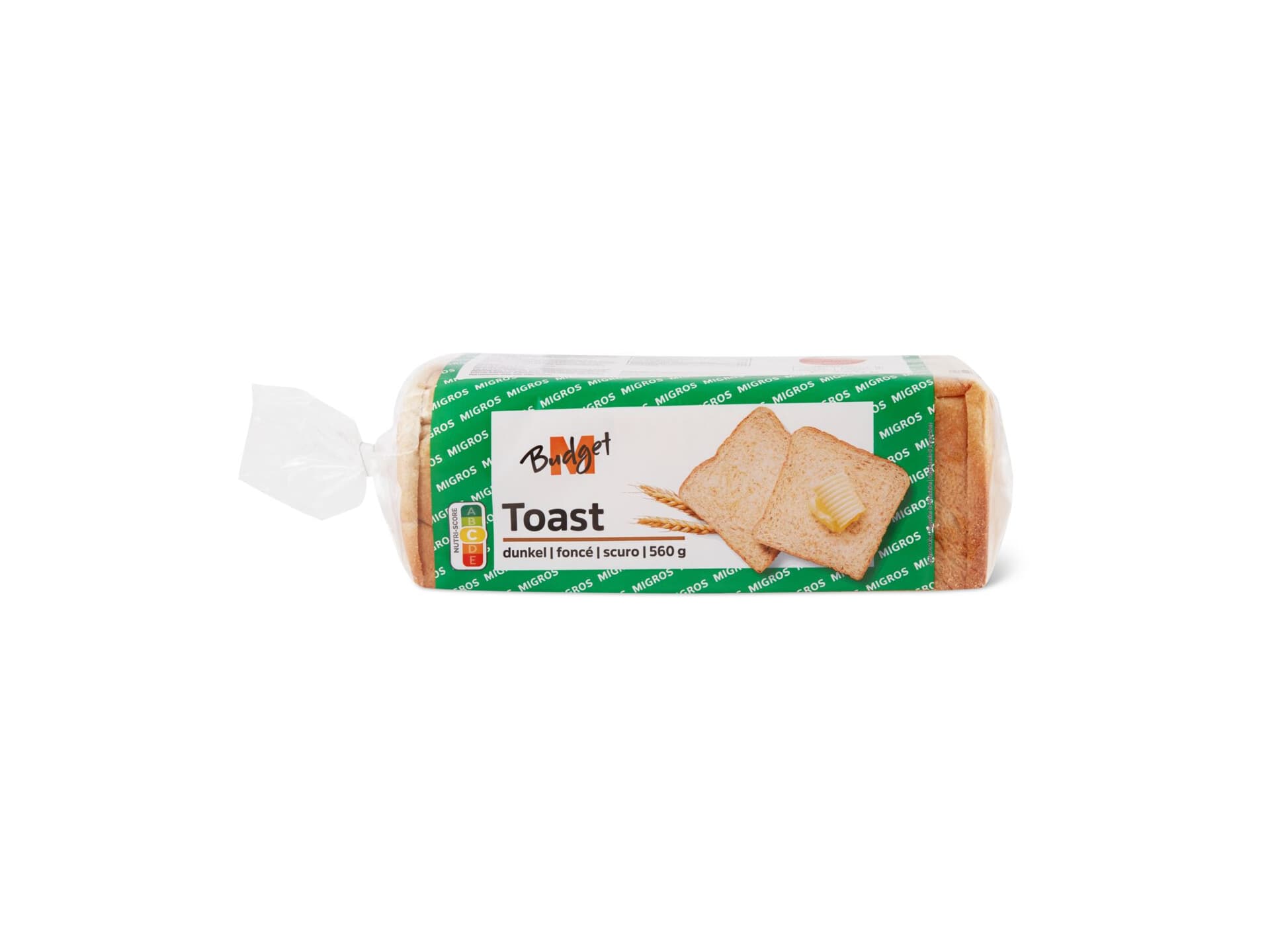 M-Budget · Toast dunkles Weizenbrot • Migros