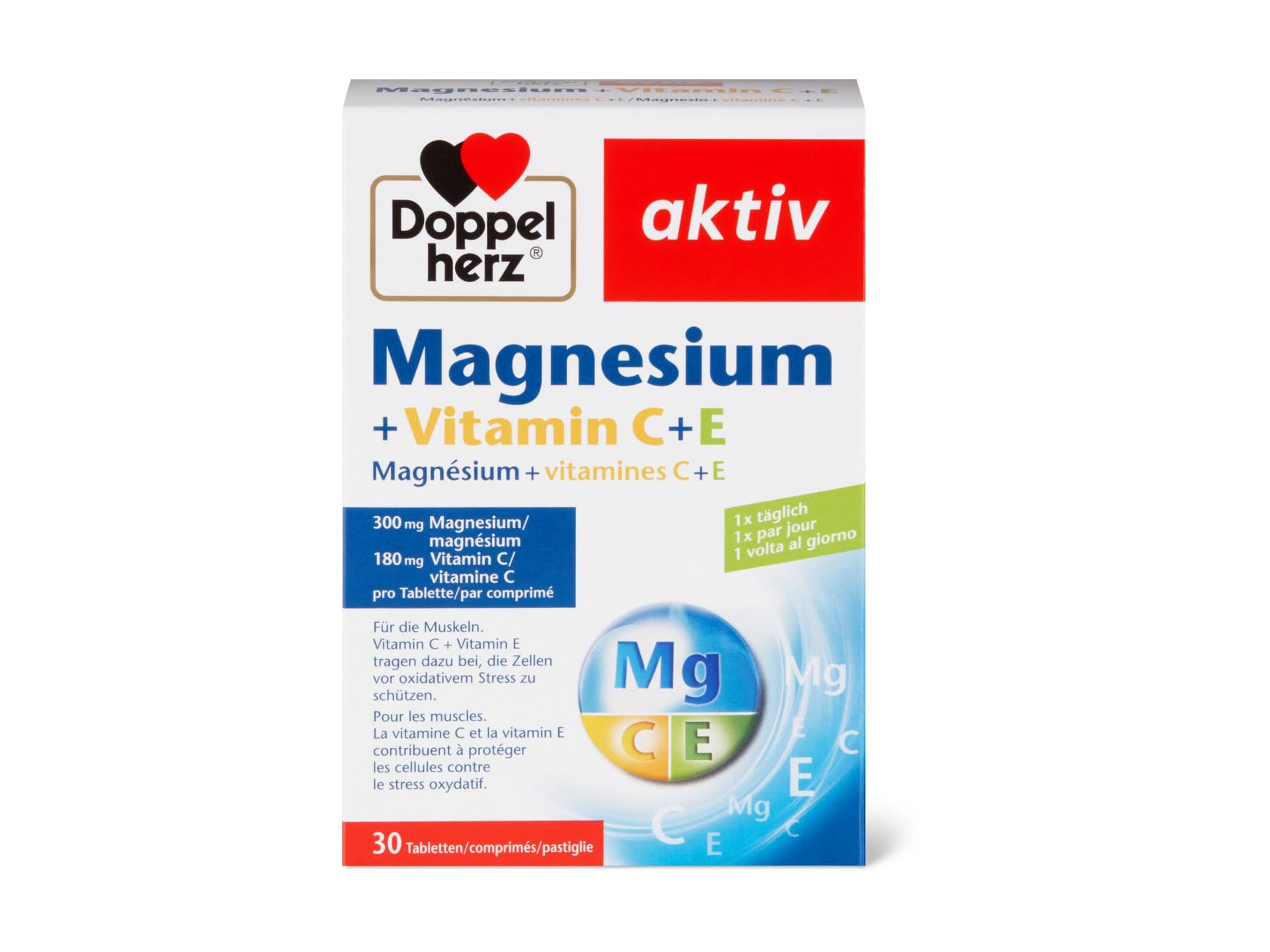 Kaufen Doppelherz 10793752 · Magnesium + Vitamin C und E • Migros