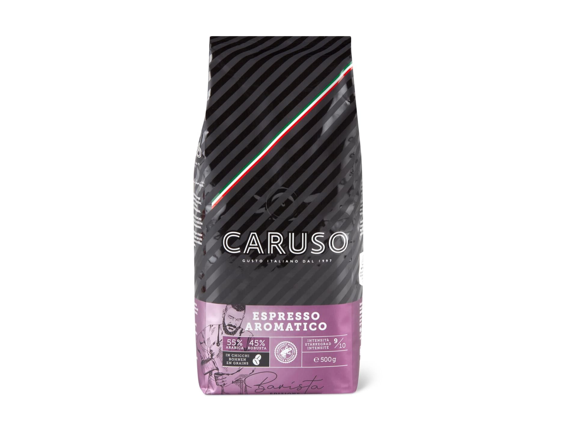 Caruso · Bohnenkaffee · Espresso Aromatico • Migros