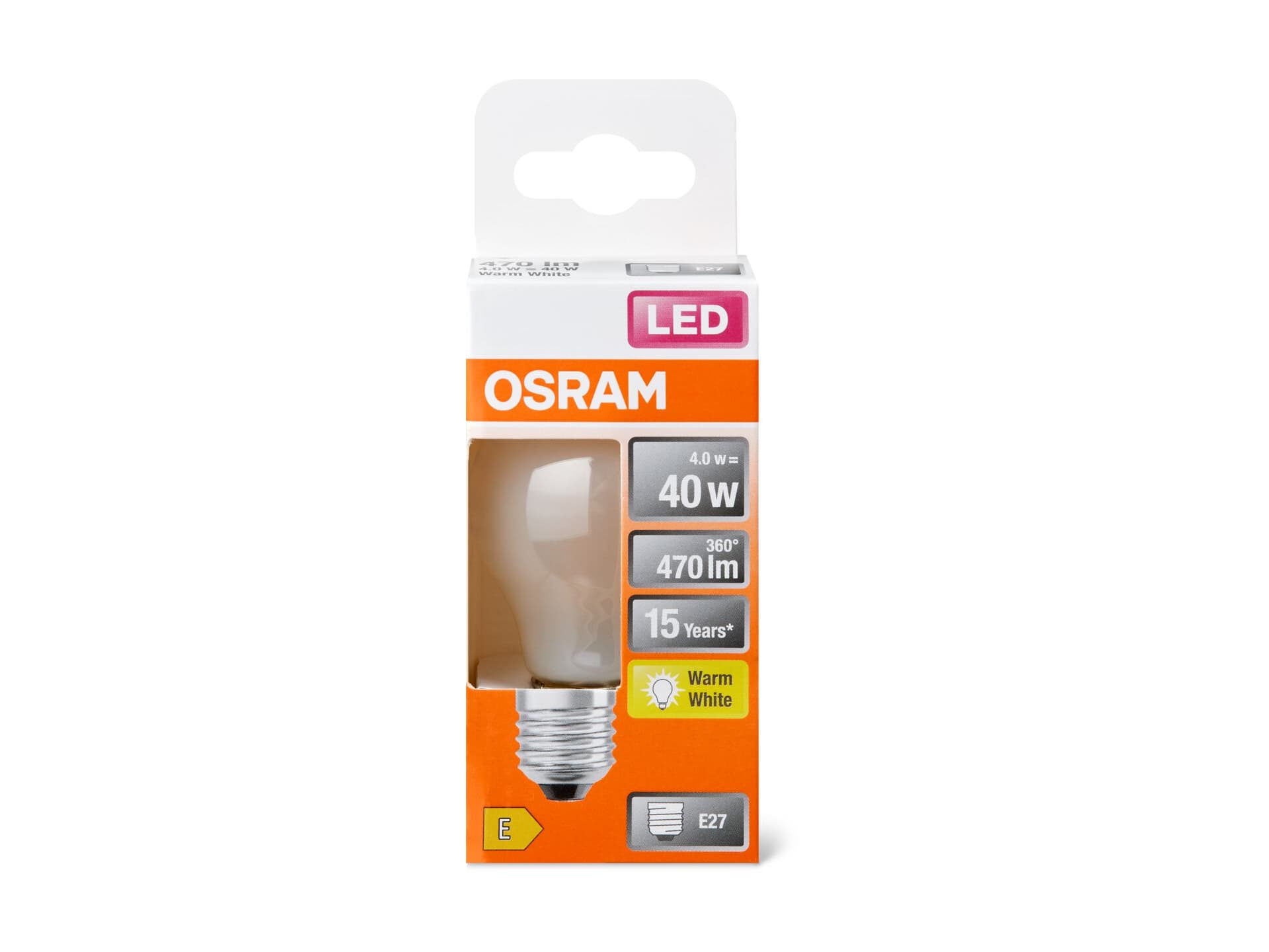 Buy Osram Led · Light bulb · STAR CL P40 MATT E27 - 40W • Migros