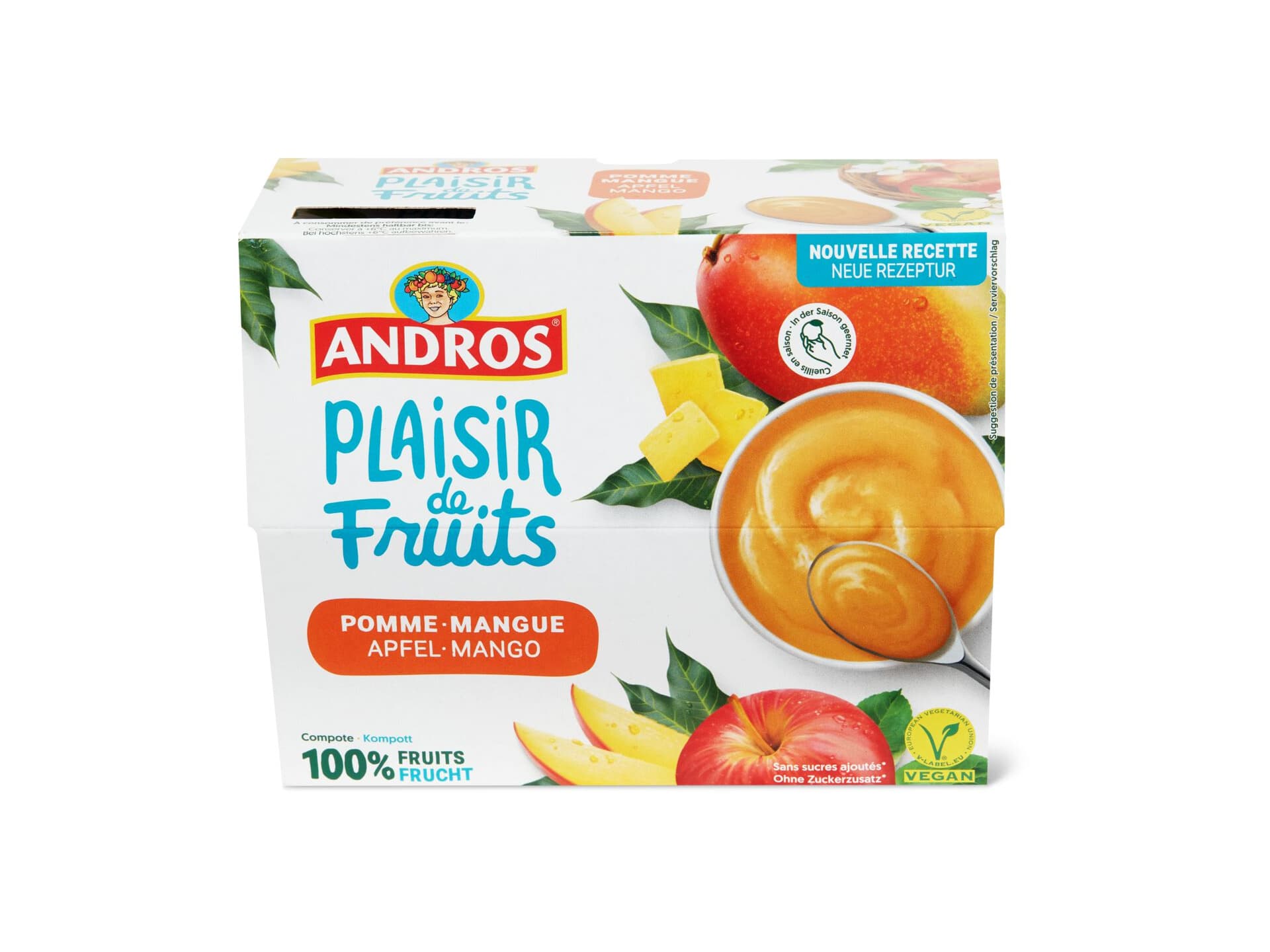 Achat Andros · Compote · Pomme & Mangue • Migros