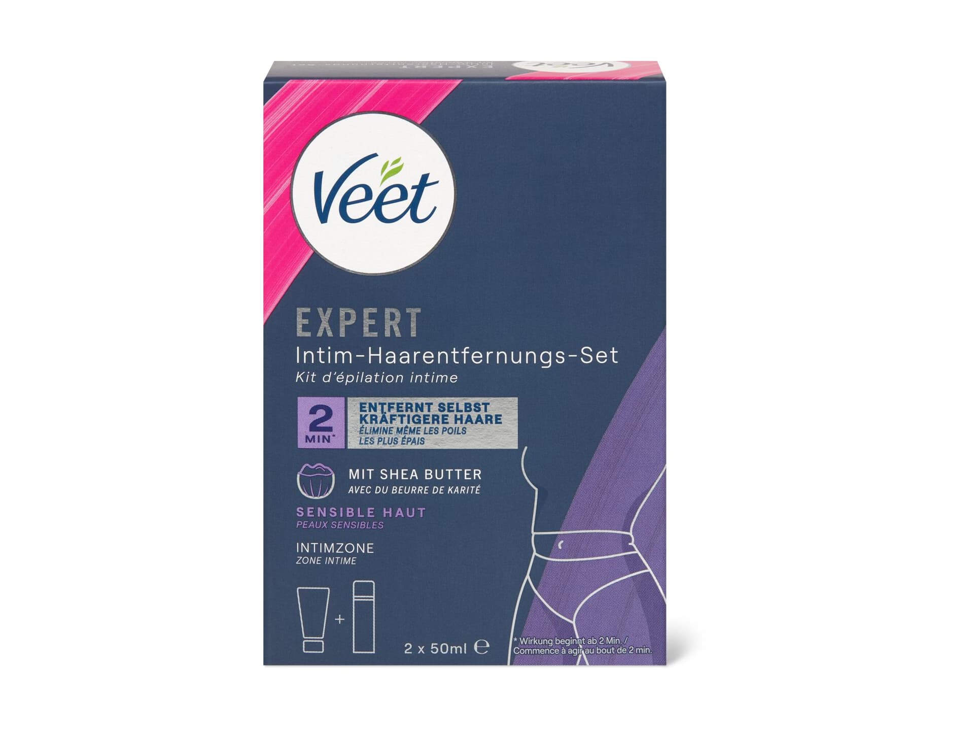 Kaufen Veet Pure · Intim-Haarentfernungs-Set · mit Shea Butter ...