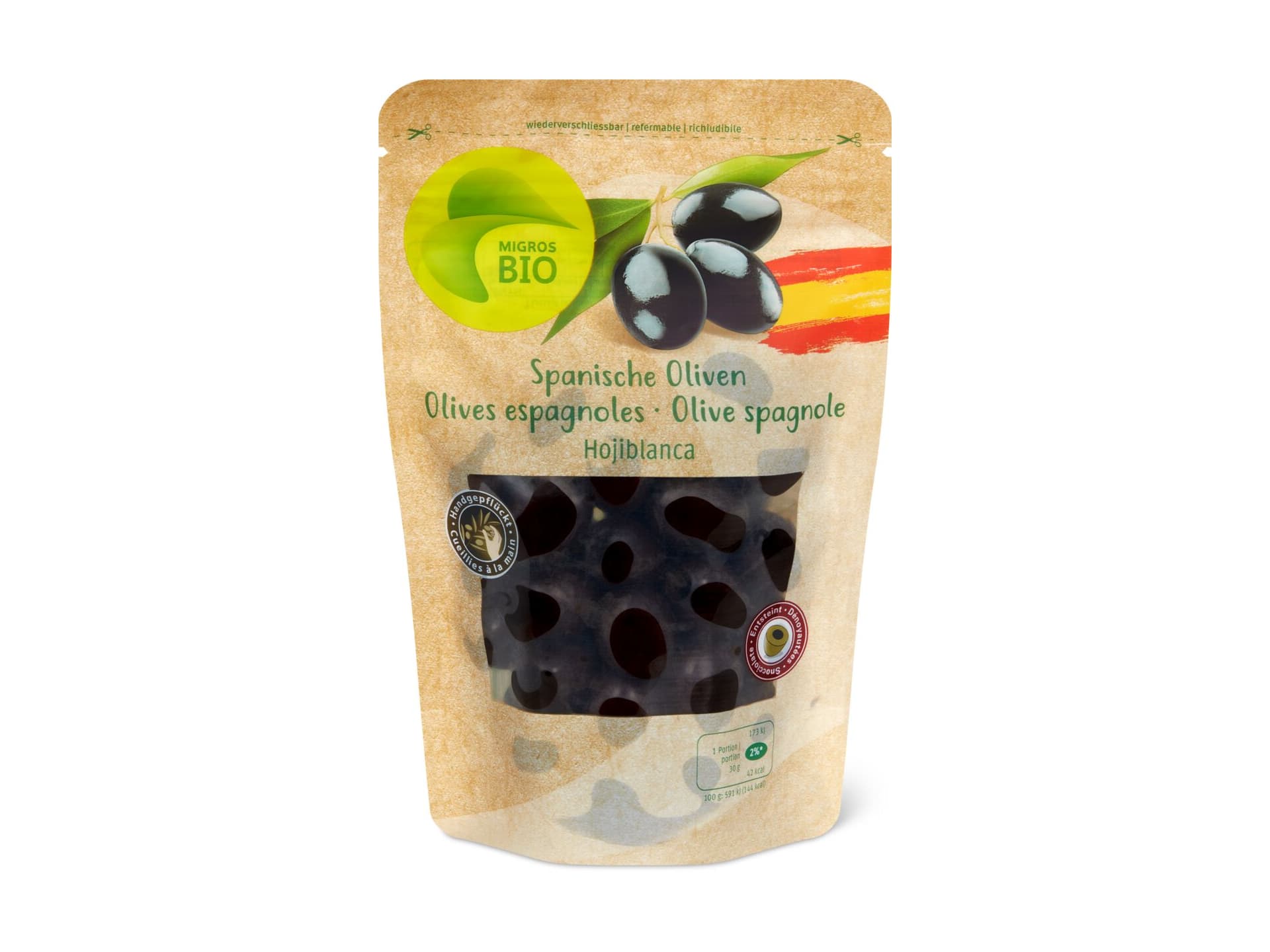 Kaufen Migros Bio · Spanische Oliven · Hojiblanca • Migros