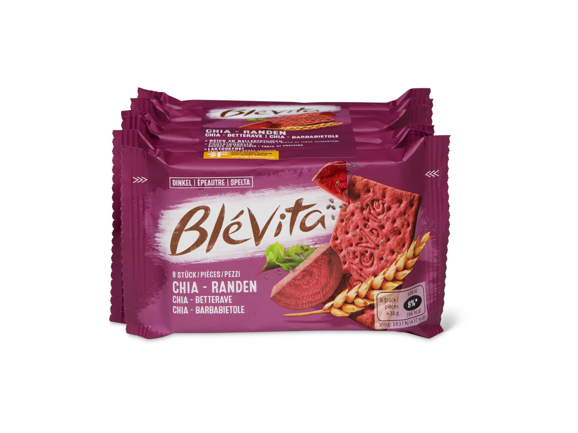 Achat Blévita · Biscuit à l'épeautre · Chia-Betterave • Migros