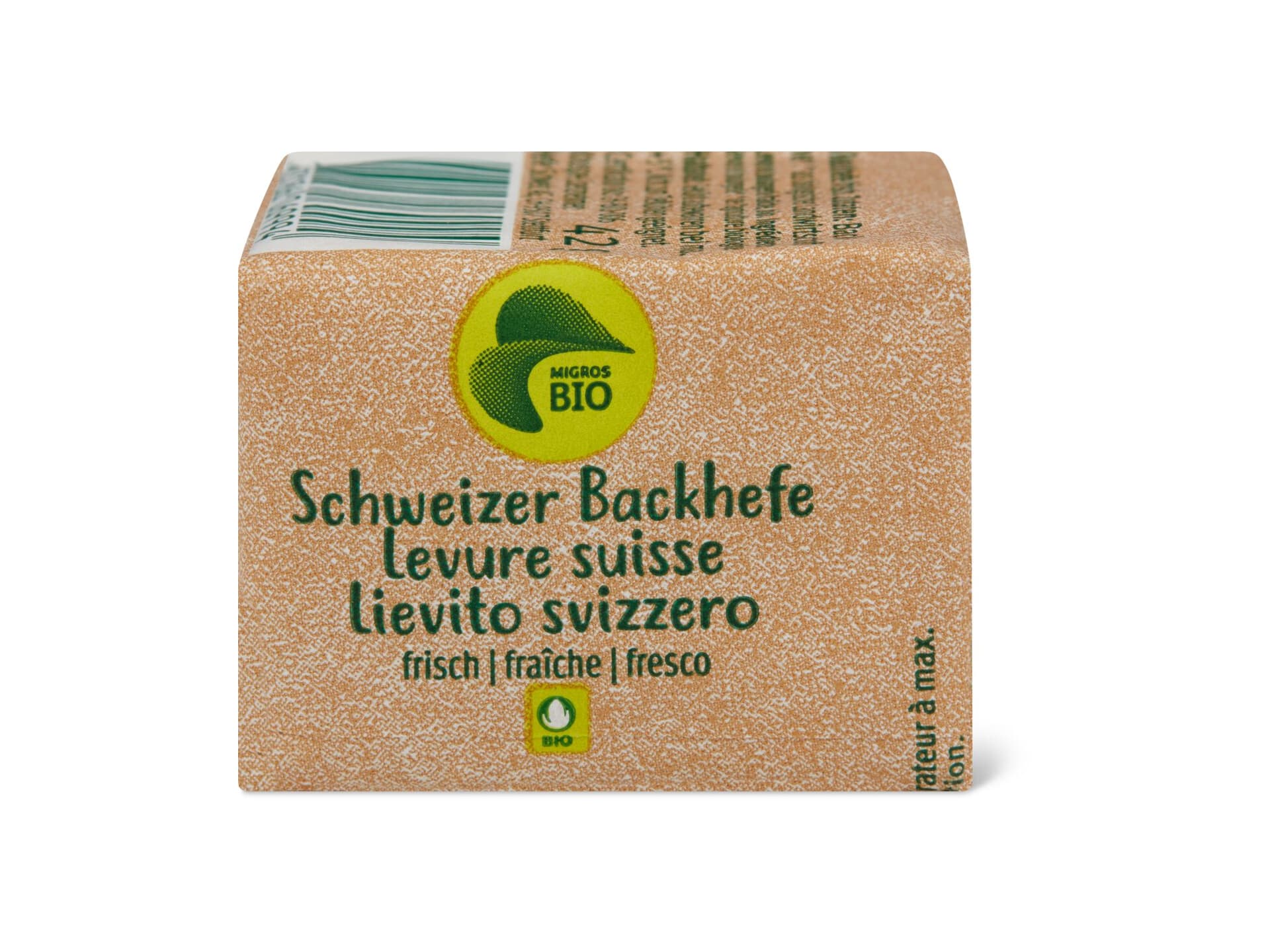Migros Bio · Levure suisse · fraîche • Migros