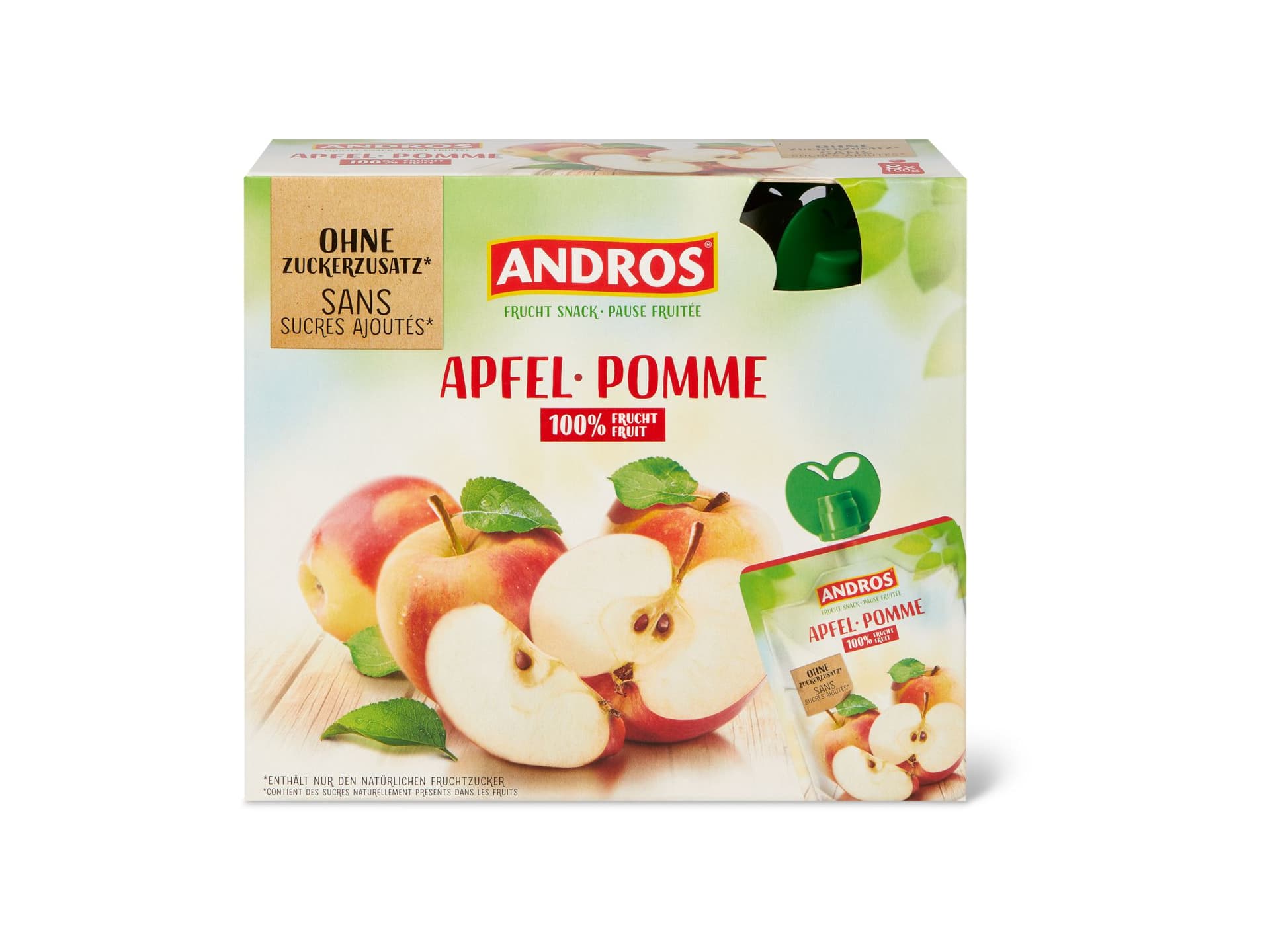Achat Andros · Compote en gourde · Pomme • Migros