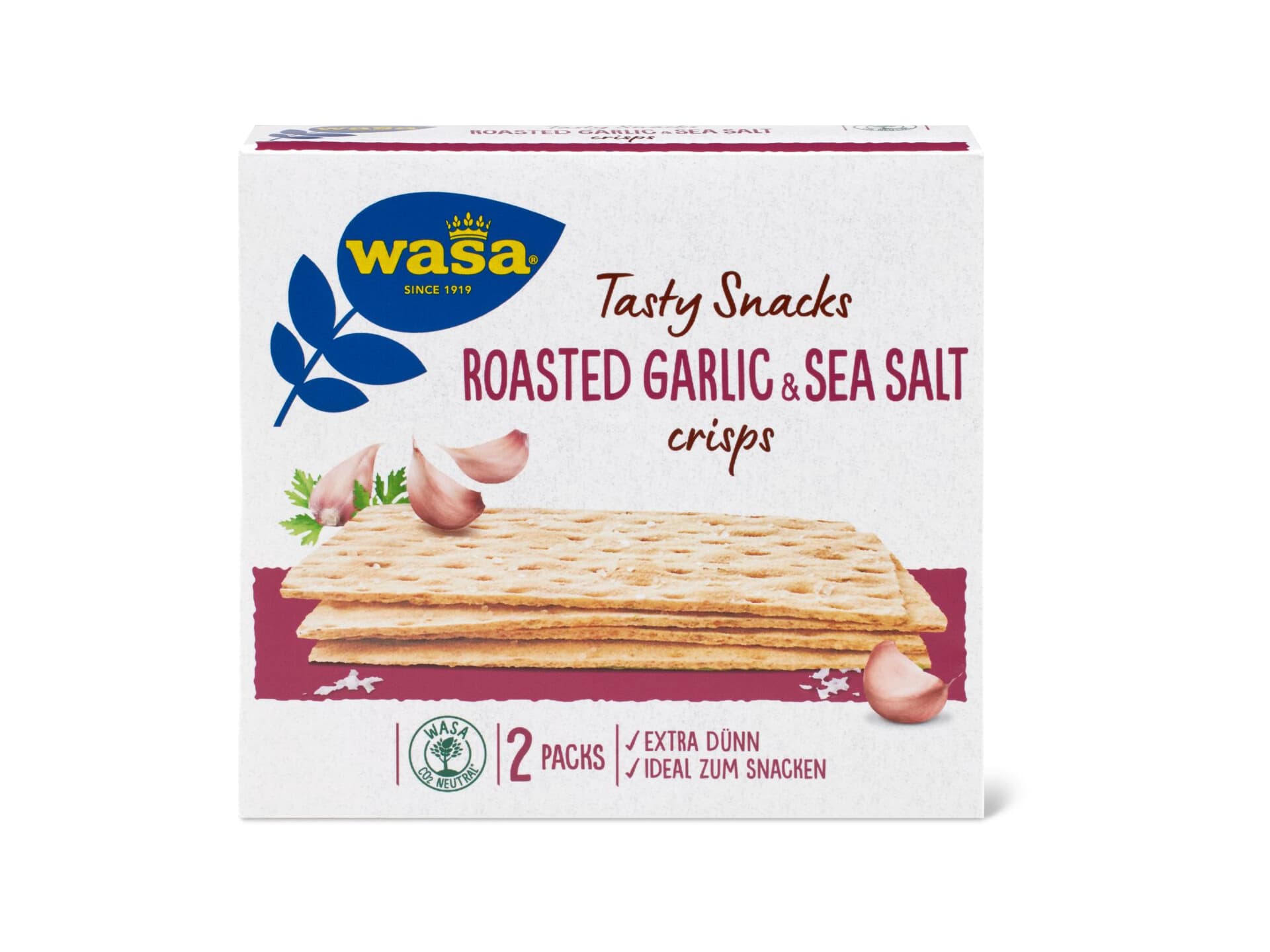 Buy Wasa · Crispy bread · garlic & sea salt • Migros