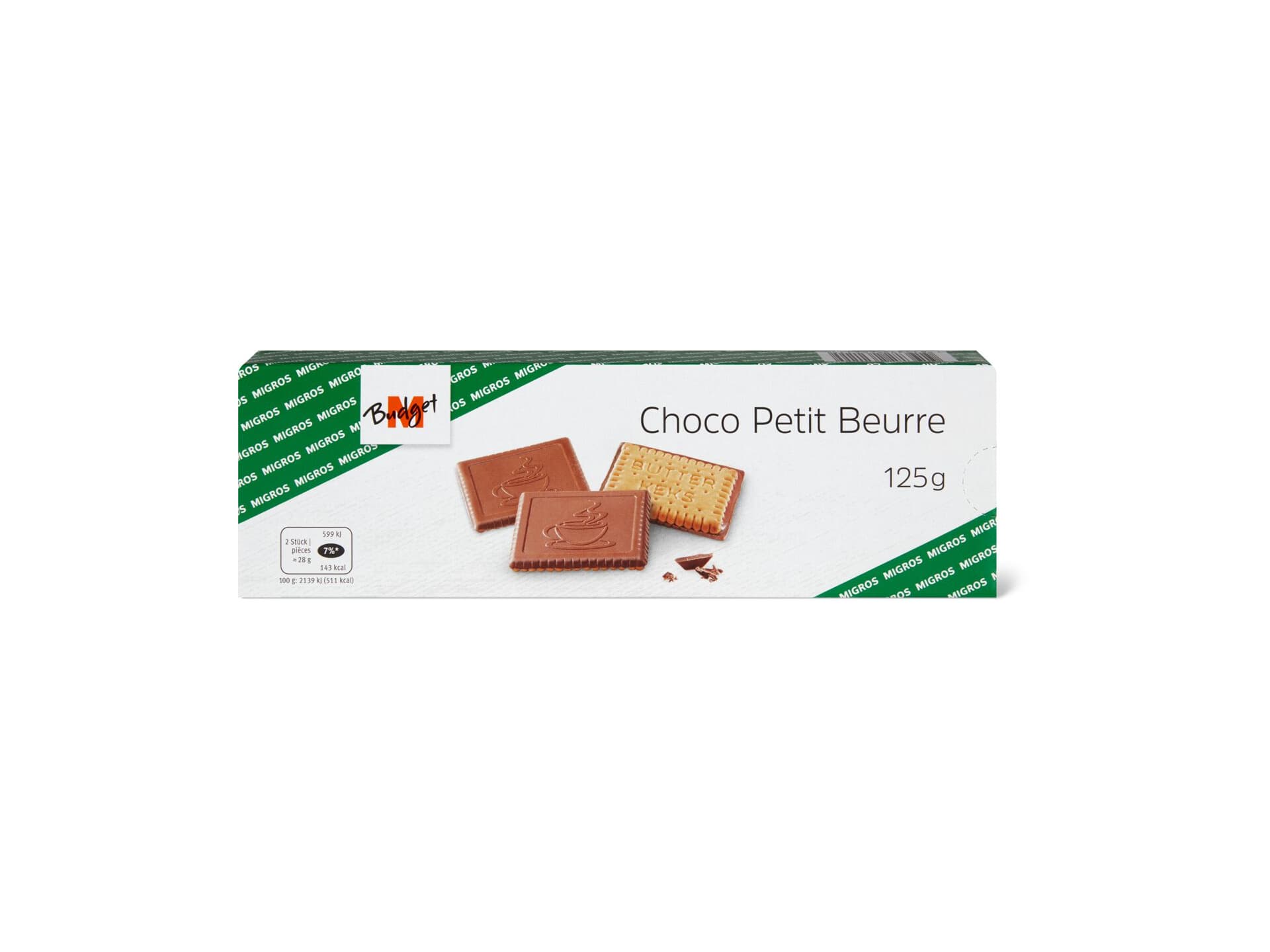 Kaufen M-Budget · Petit-Beurre mit Milchschokolade • Migros