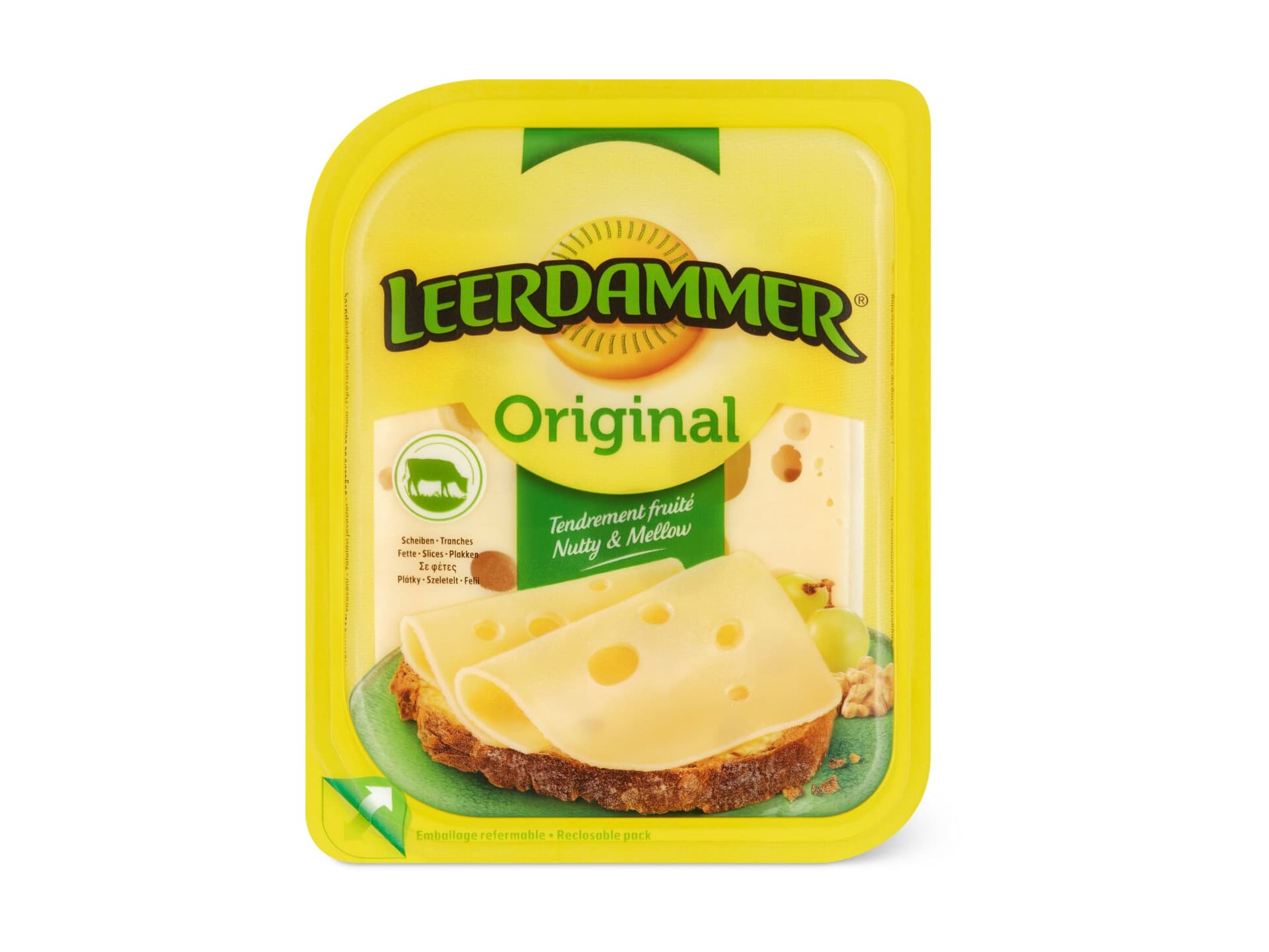 Achat Leerdammer Original · Fromage hollandais à pâte mi-dure au lait ...