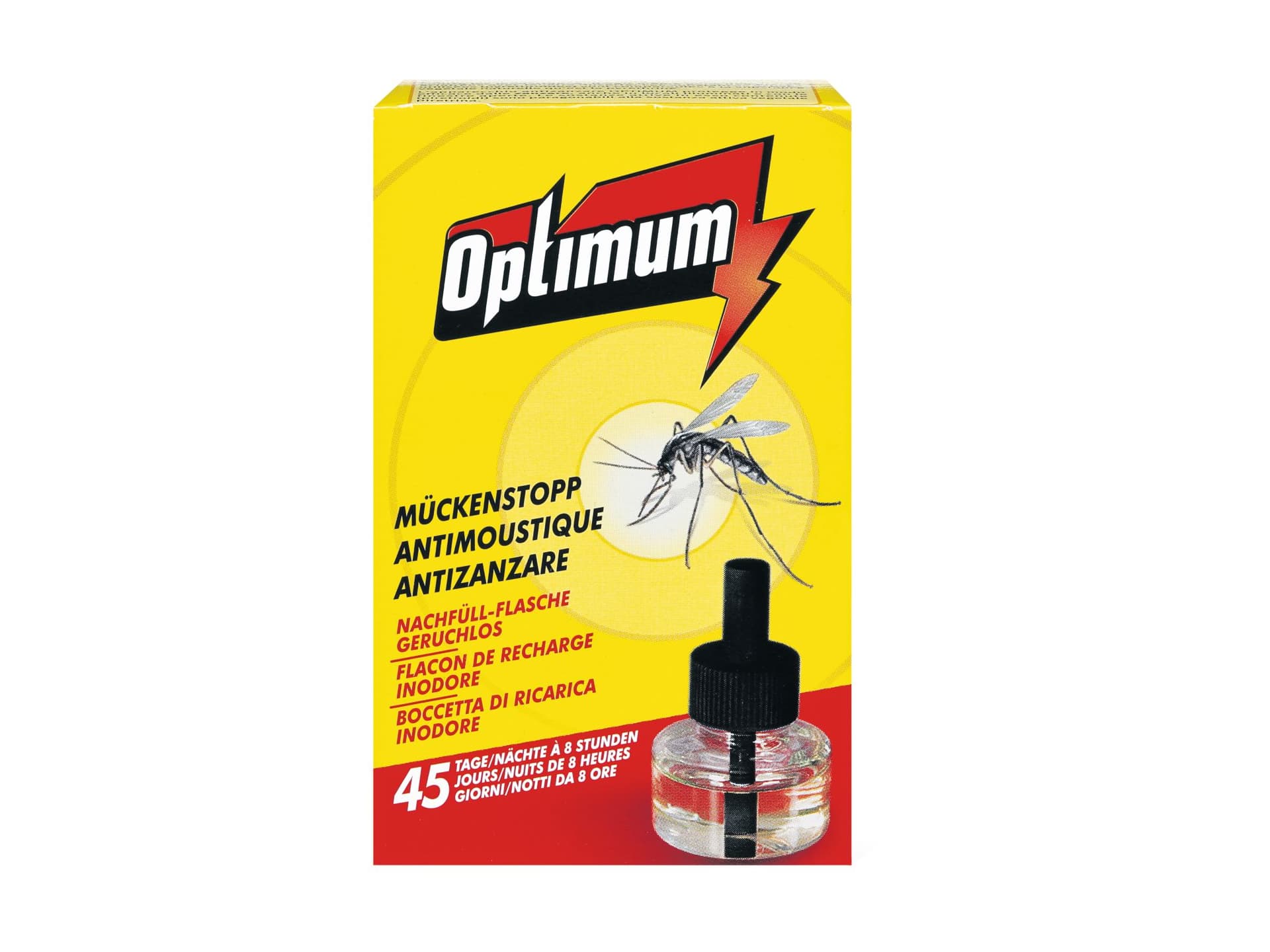 Buy Optimum · Mosquito stop · Refill Bottle • Migros
