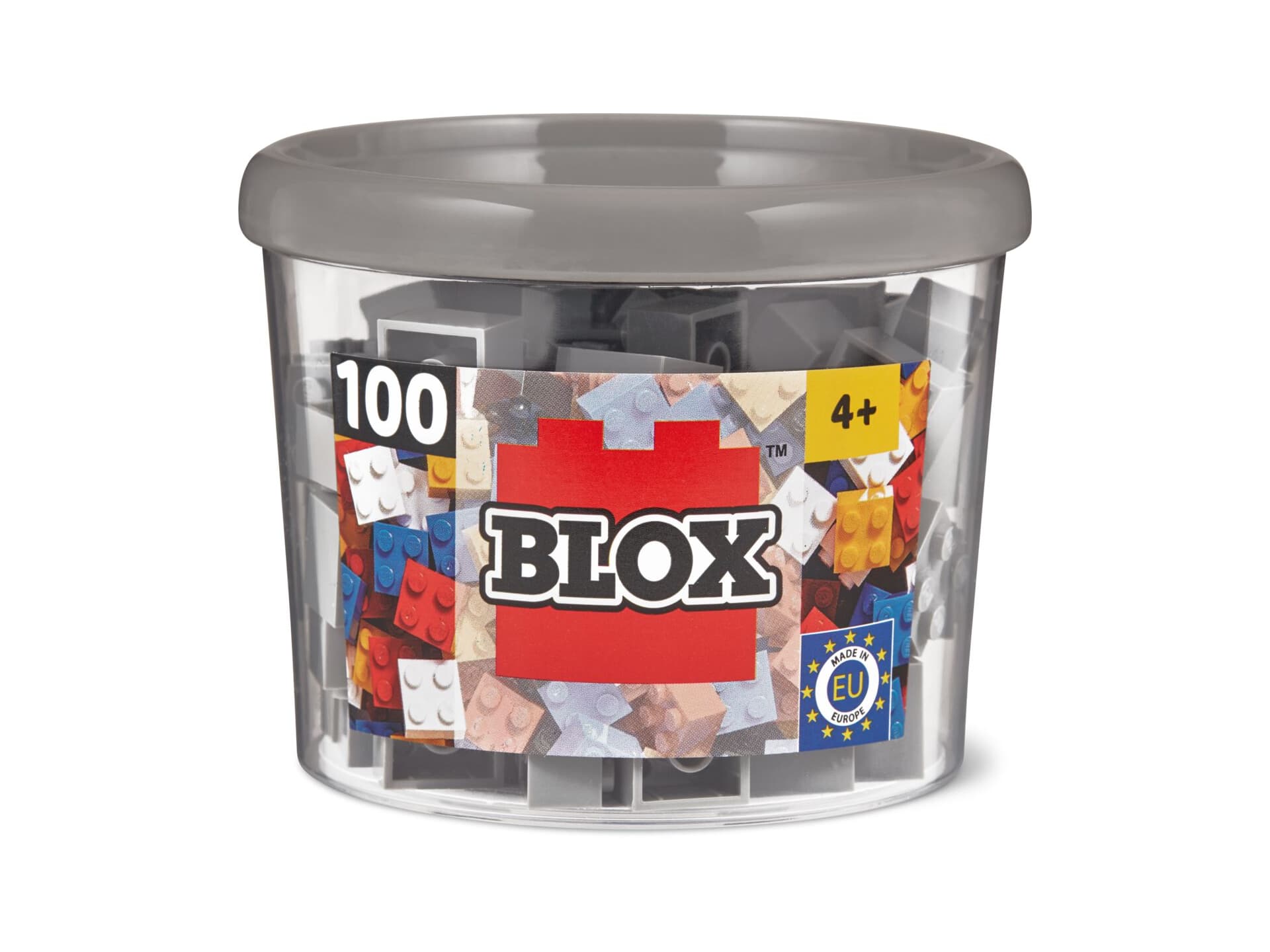 Buy BLOX BOX 100 GREY 4PIN BRICKS • Migros