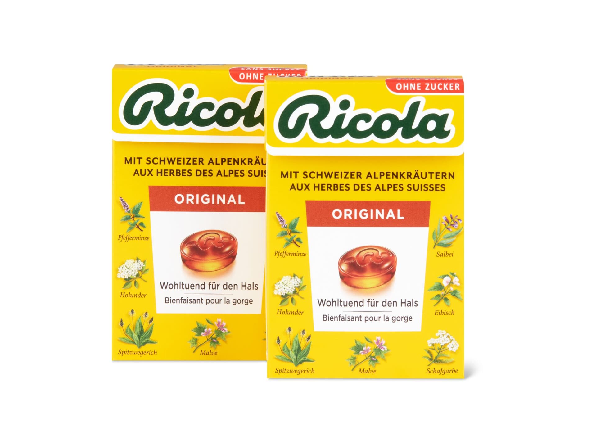Achat Ricola · Bonbons aux herbes · Sans sucre • Migros