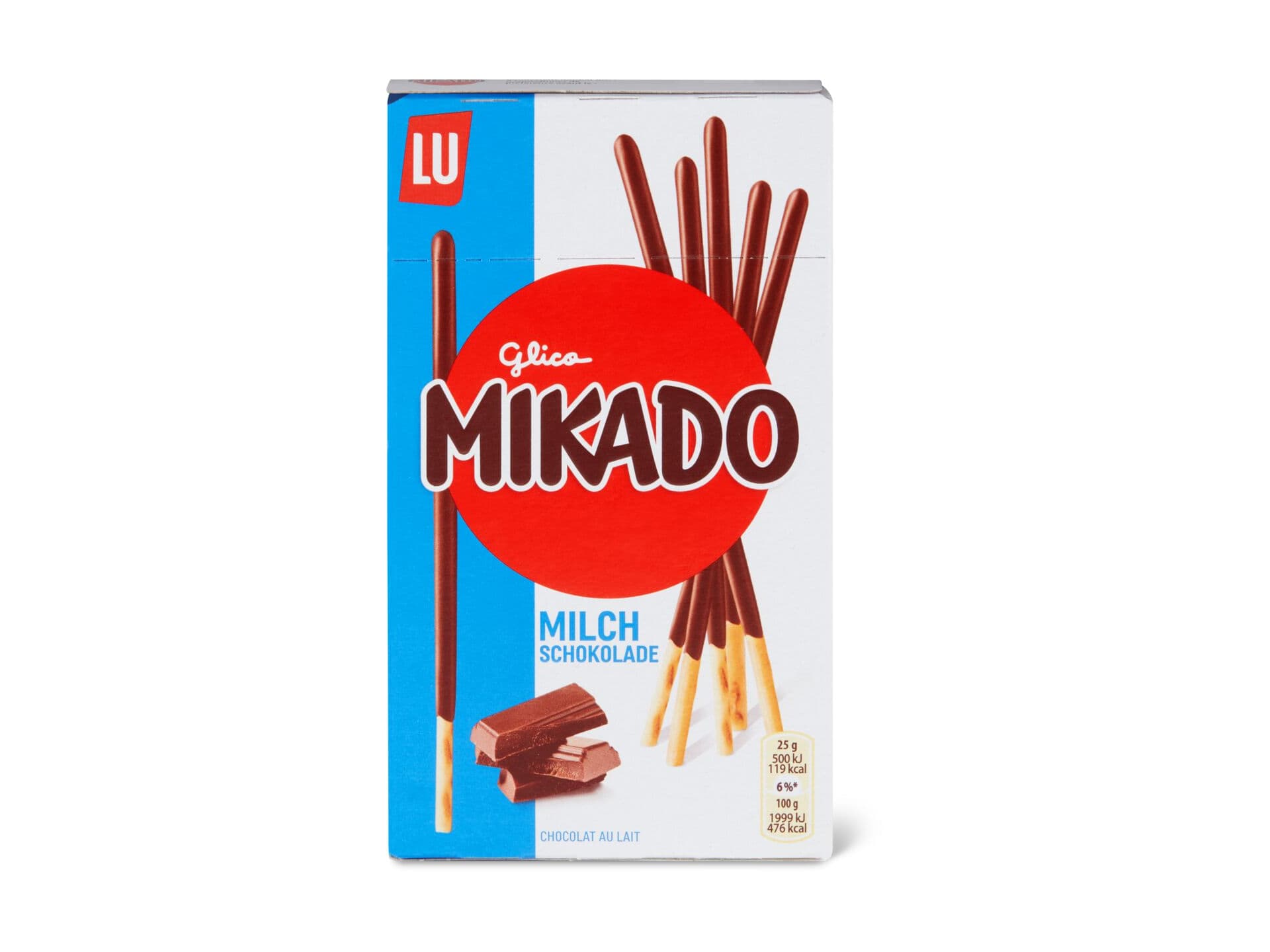 Achat LU Mikado · Biscuit enrobé de chocolat au lait • Migros