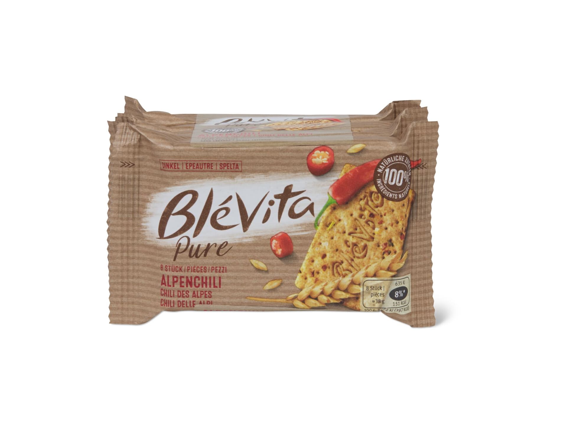 Kaufen Blévita Pure · Dinkelgebäck und Roggen · Alpenchili • Migros