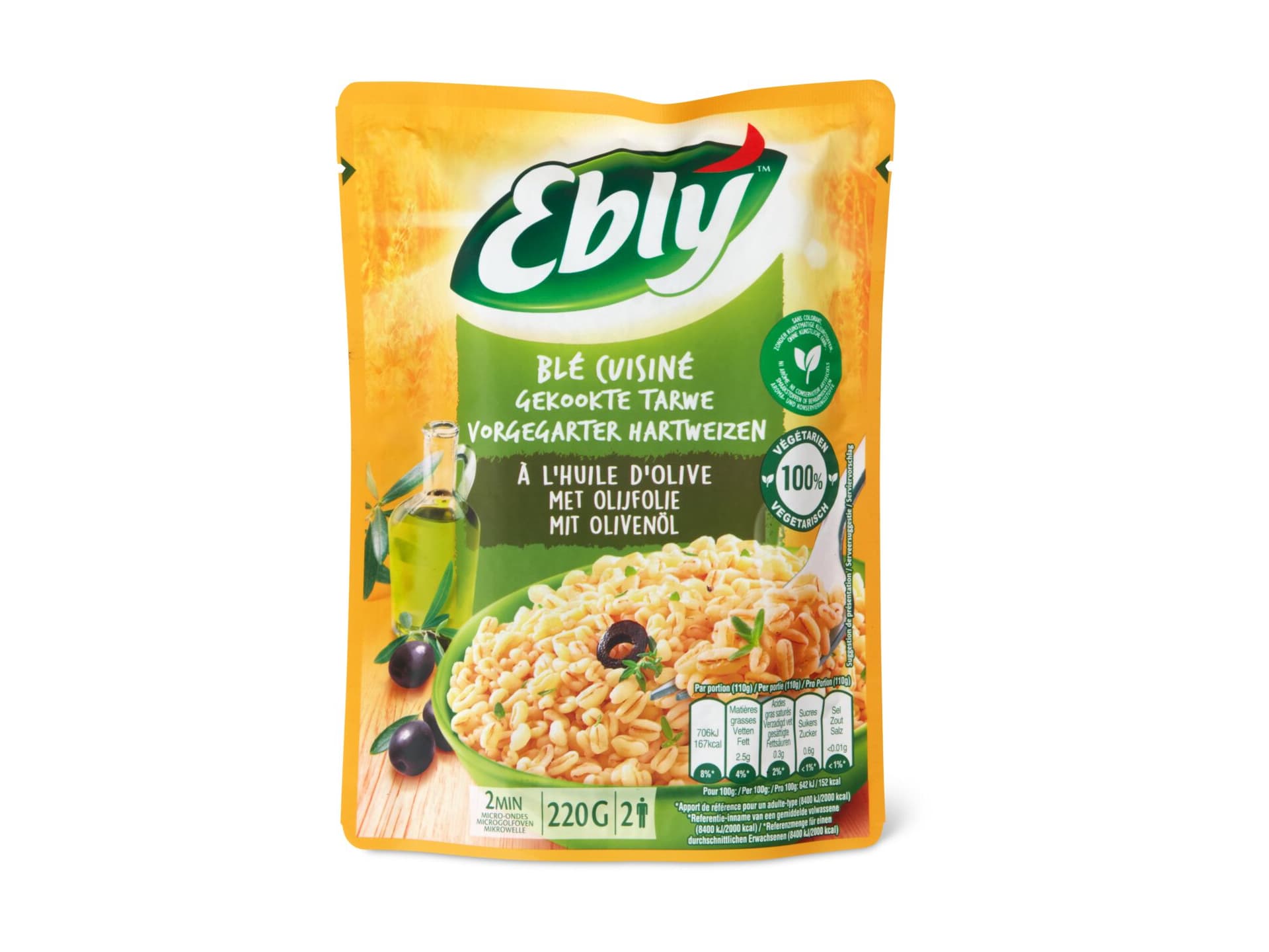 Acquista Ebly · Frumento al vapore con olio d'oliva • Migros