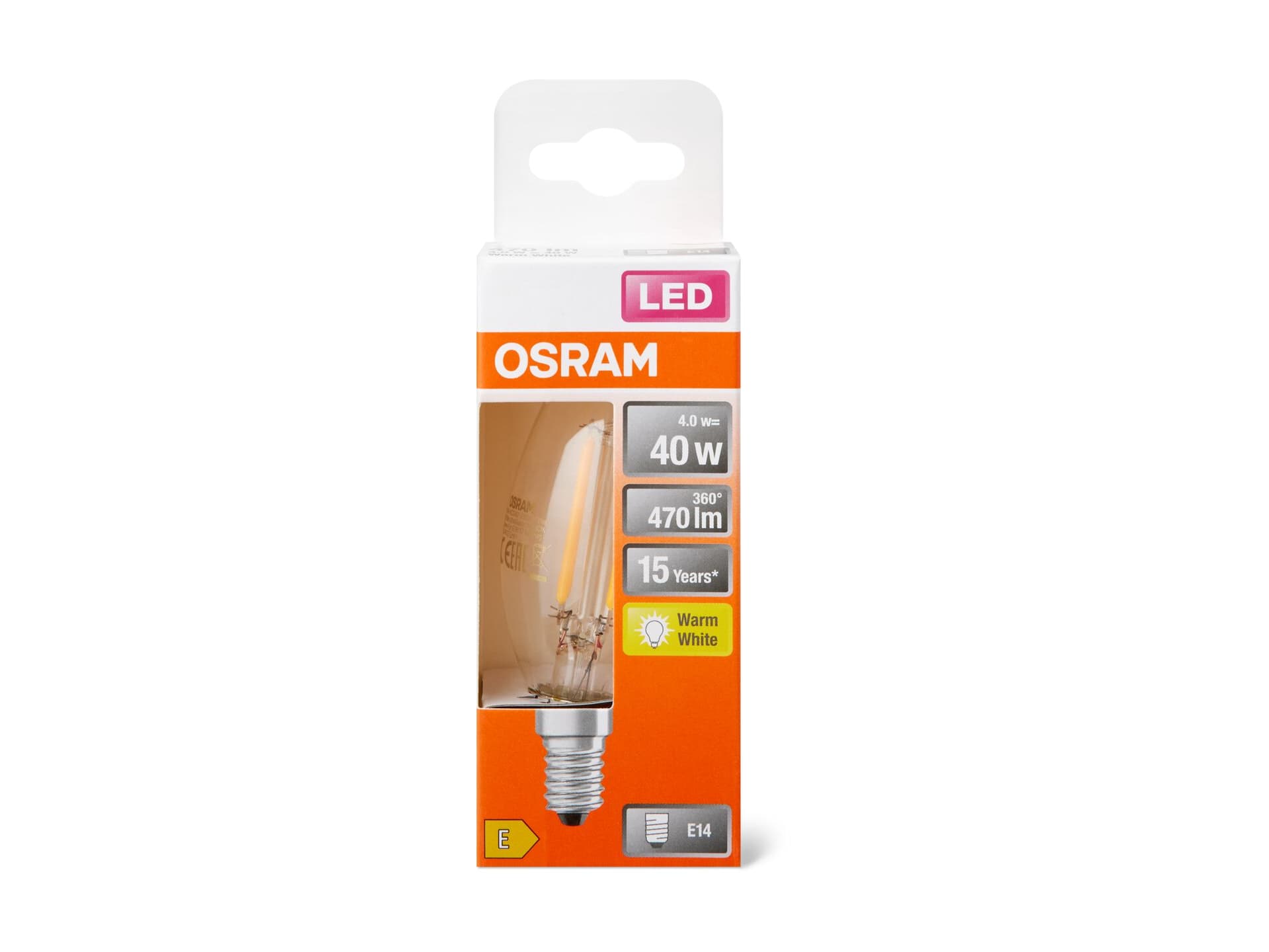 Kaufen Osram Led · Glühlampen · STAR CL B40 KLAR E14 - 40W • Migros