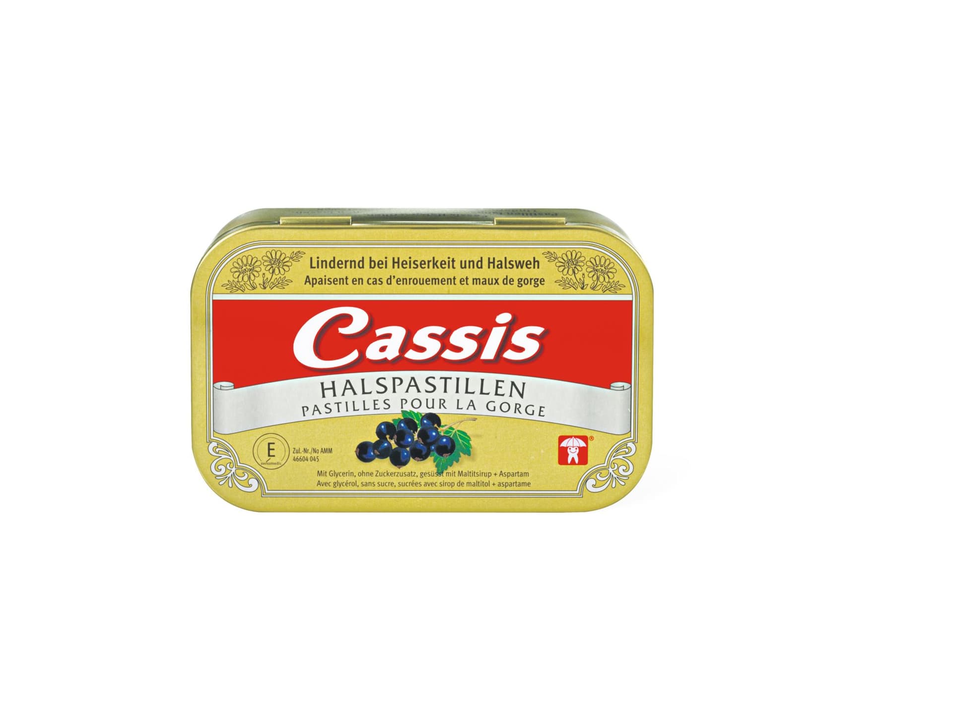 Achat Cassis · Pastilles pour la gorge · Sugarfree • Migros