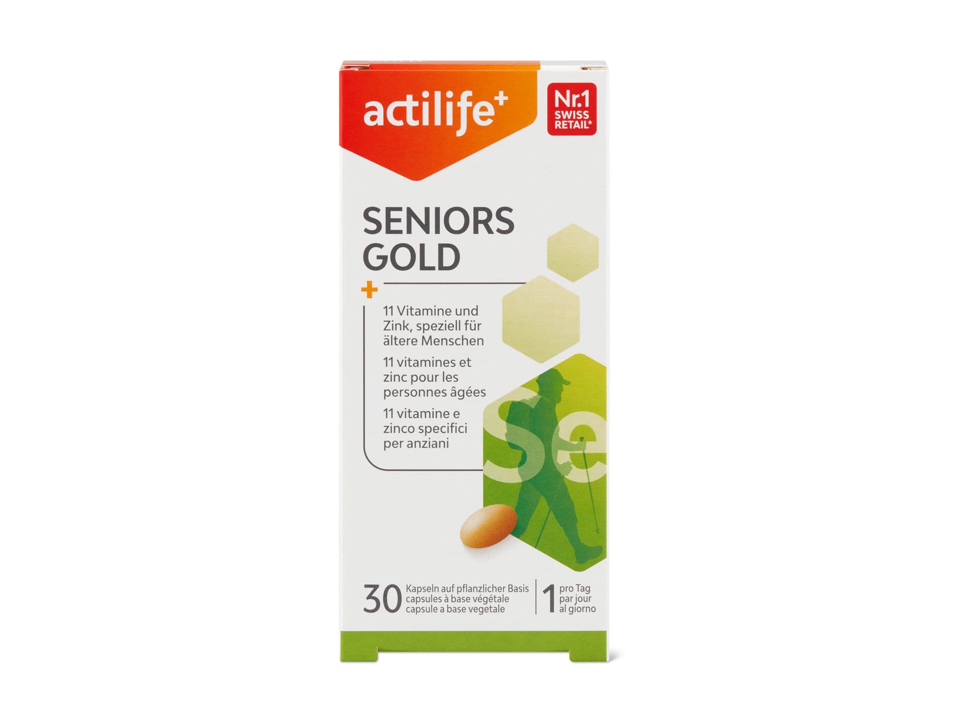 Achat Actilife Seniors Gold Vitamines Et Zinc Pour Personnes g es 