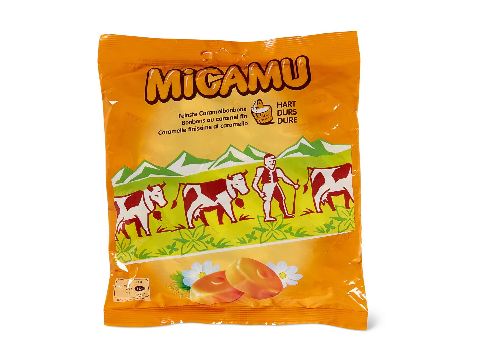 Acquista Micamu · Caramelle al caramello finissimo · dure • Migros