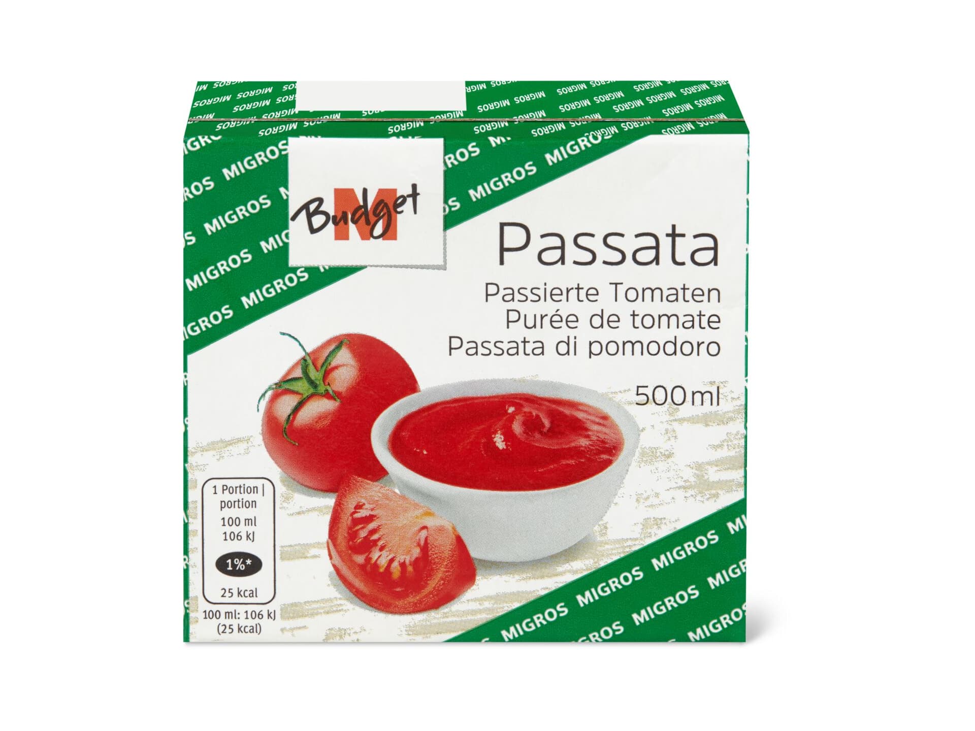 Kaufen M-Budget Passata · Passierte Tomaten • Migros