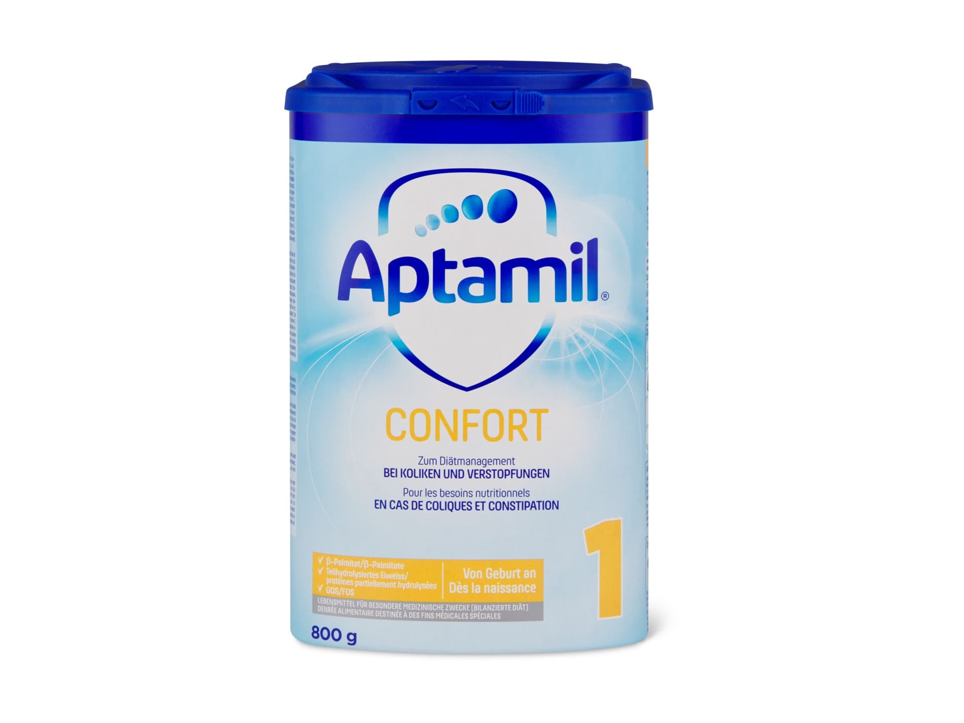 Aptamil Confort 1 · First infant milk · From brith • Migros