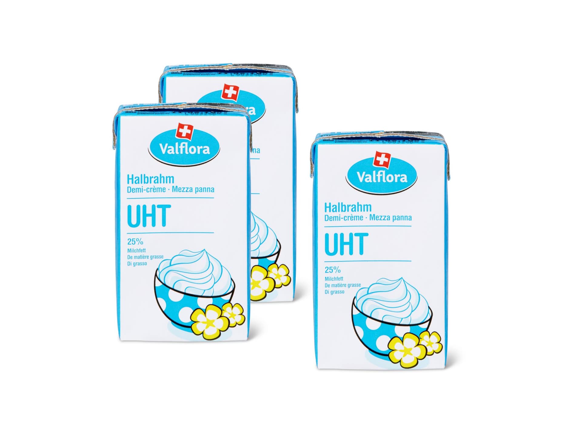 Acquista Valflora IP-SUISSE · Mezza panna · UHT - 25% di grasso • Migros