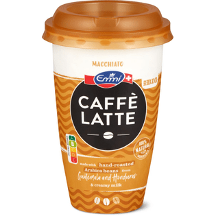 Emmi · Caffè Latte · Double Zero Macchiato • Migros