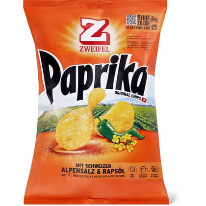 Zweifel Original · Chips · Peppers - Family Pack • Migros