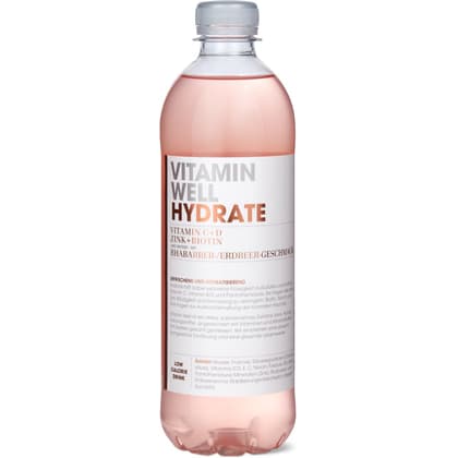 Focus Water Pure · Vitamin Wasser · Birne & Limette • Migros