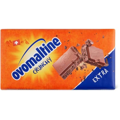 Ovomaltine · Chocolate bars · Milk chocolate with Ovaltine • Migros