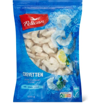 Pelican Bio · Black Tiger Crevetten · ganz, roh • Migros
