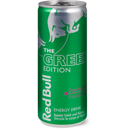 Red Bull · Energy Drink · The Green Edition • Migros