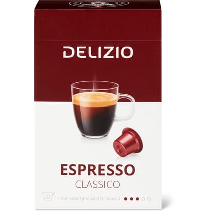 Delizio · Kaffee-Kapseln · Lungo Crema, System Delizio • Migros