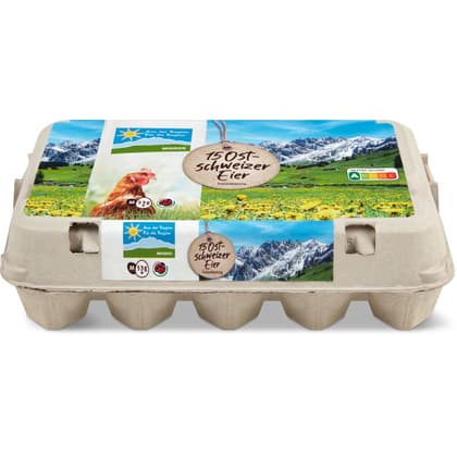 Migros Bio · Schweizer Eier L · Freiland • Migros